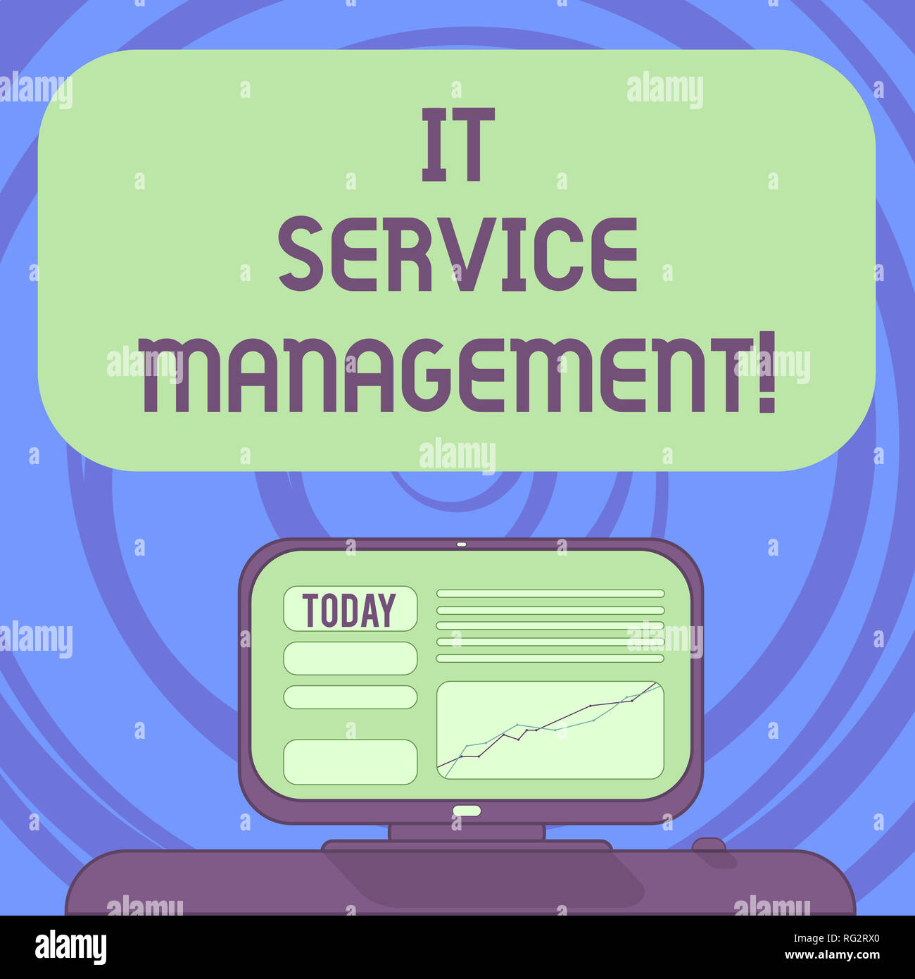 Text sign showing It Service Management. Conceptual photo the process ...
