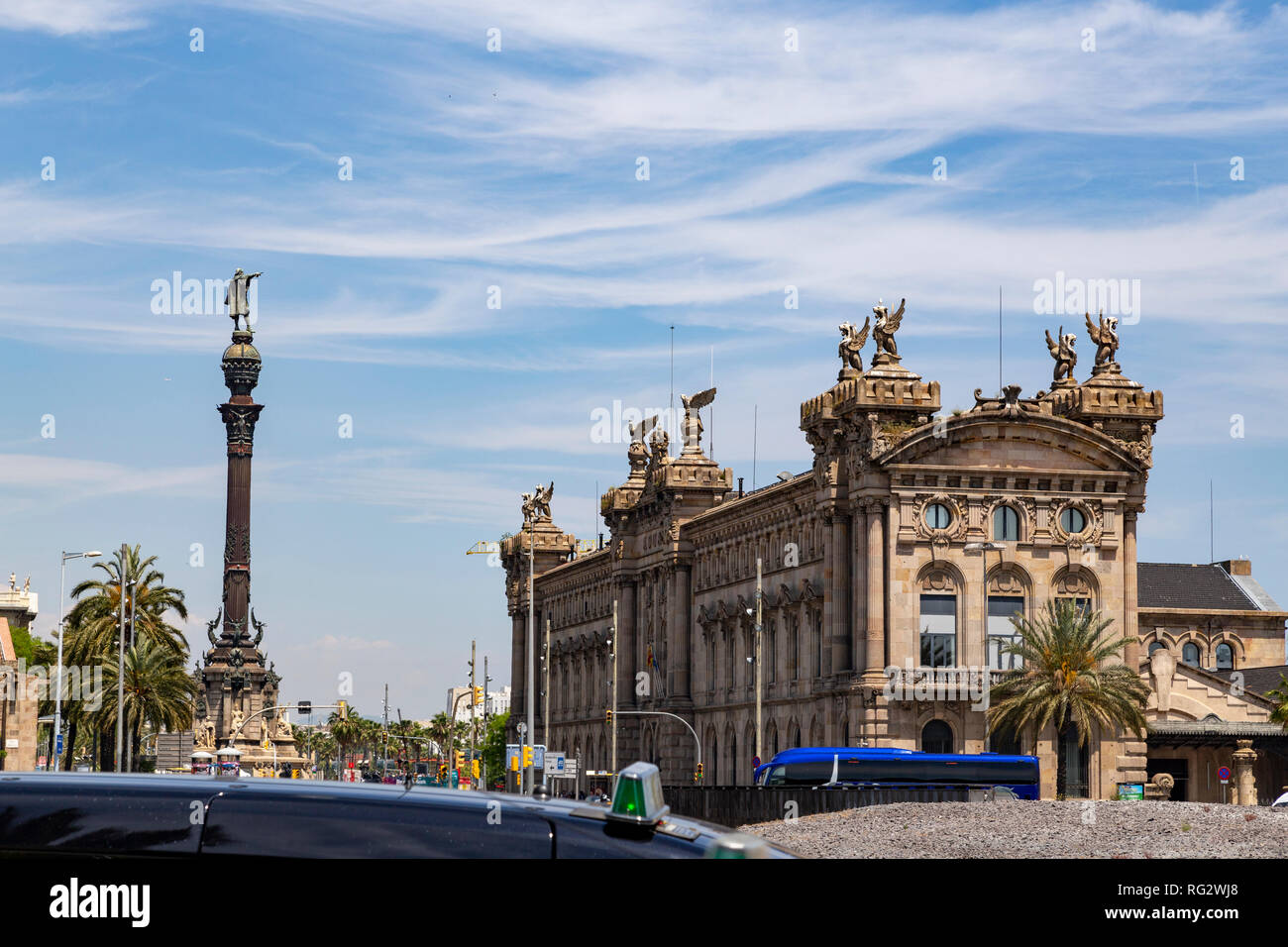 The Old Customs Building Aduana in Barcelona Stock Photo - Alamy