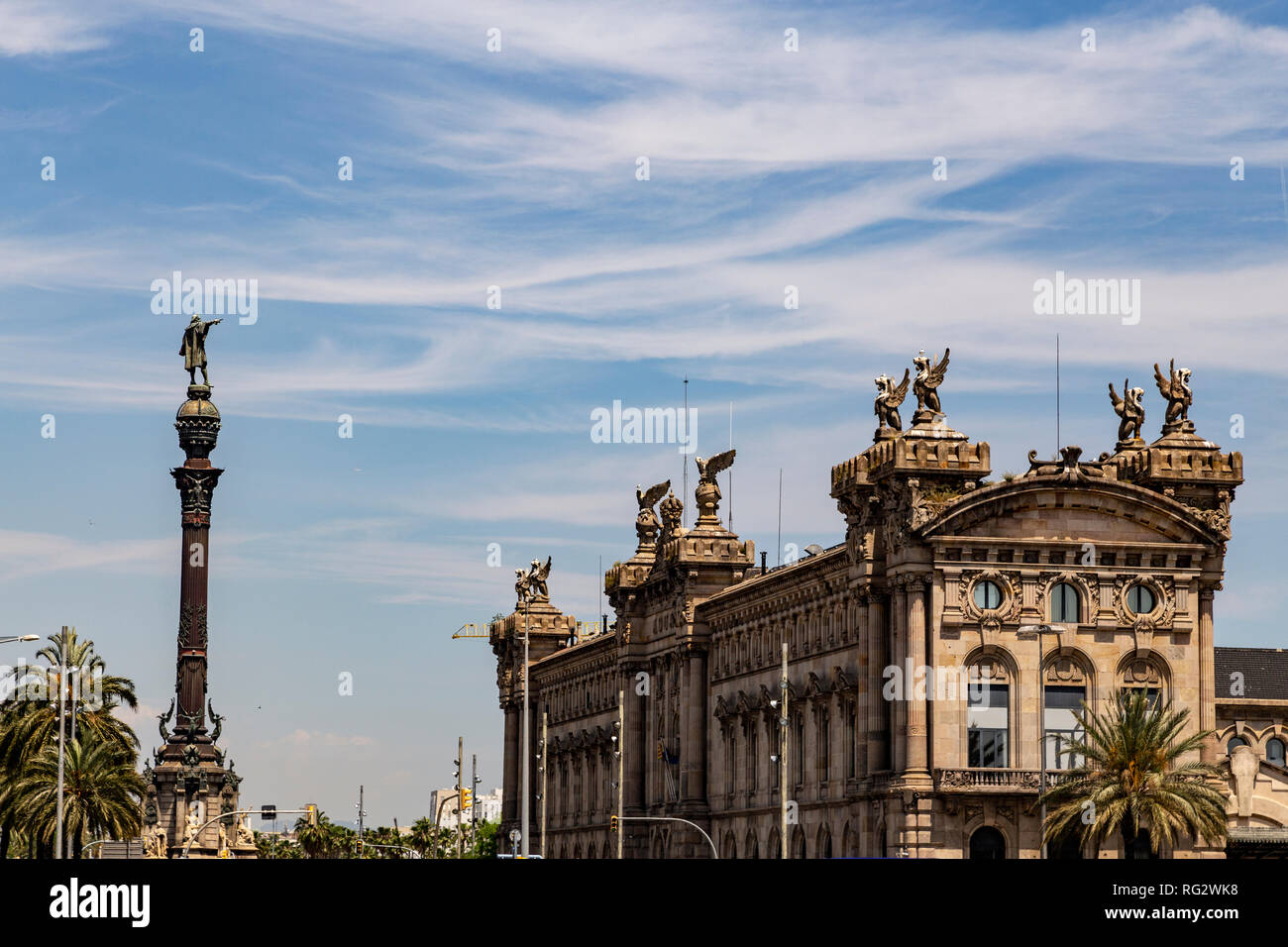 The Old Customs Building Aduana in Barcelona Stock Photo - Alamy