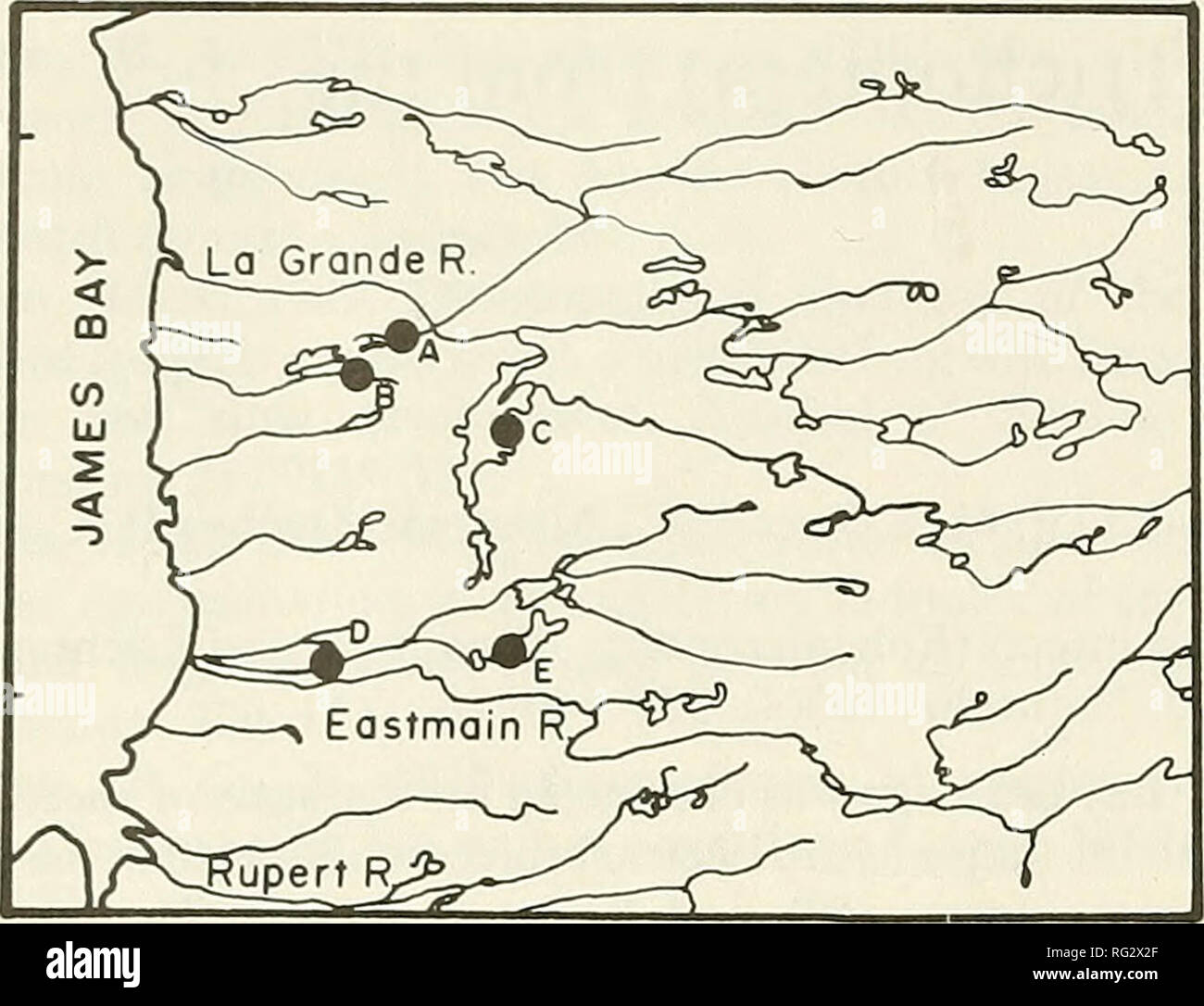 Map of castor hi-res stock photography and images - Alamy