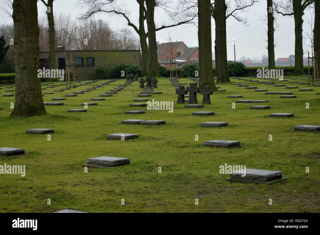 Langemark military cemetery hi-res stock photography and images - Alamy