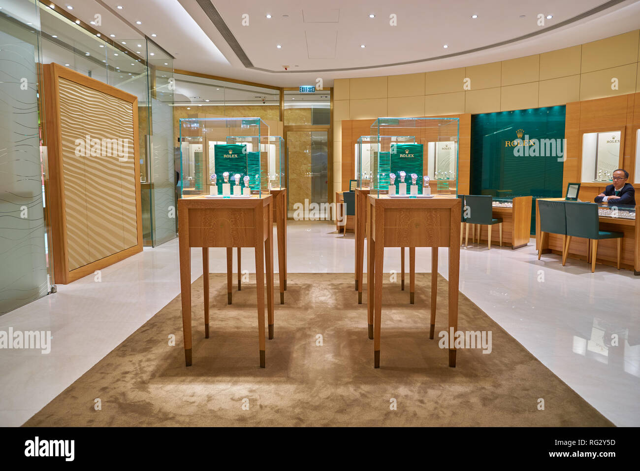 Rolex store interior hi-res stock photography and images - Alamy