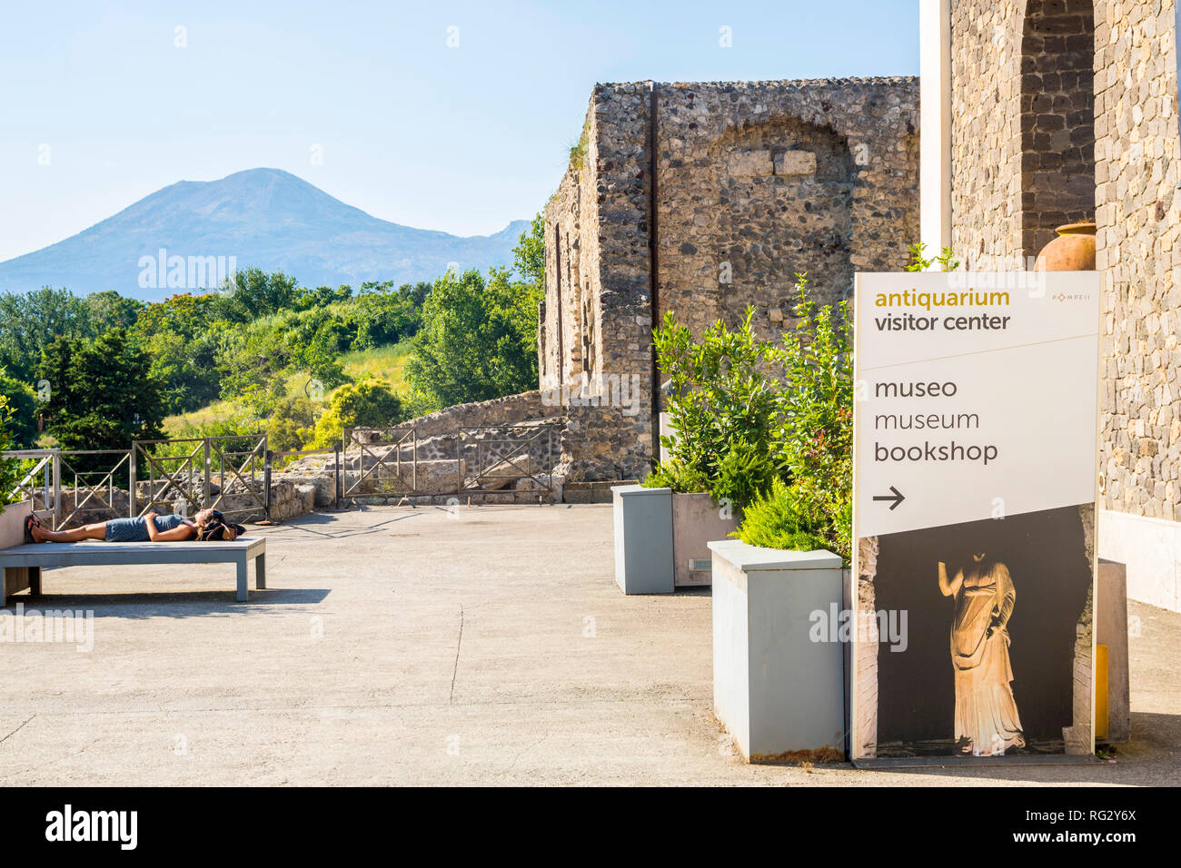 Pompeii Visitor Centre, Center, museum bookshop, Pompeii Historical ...