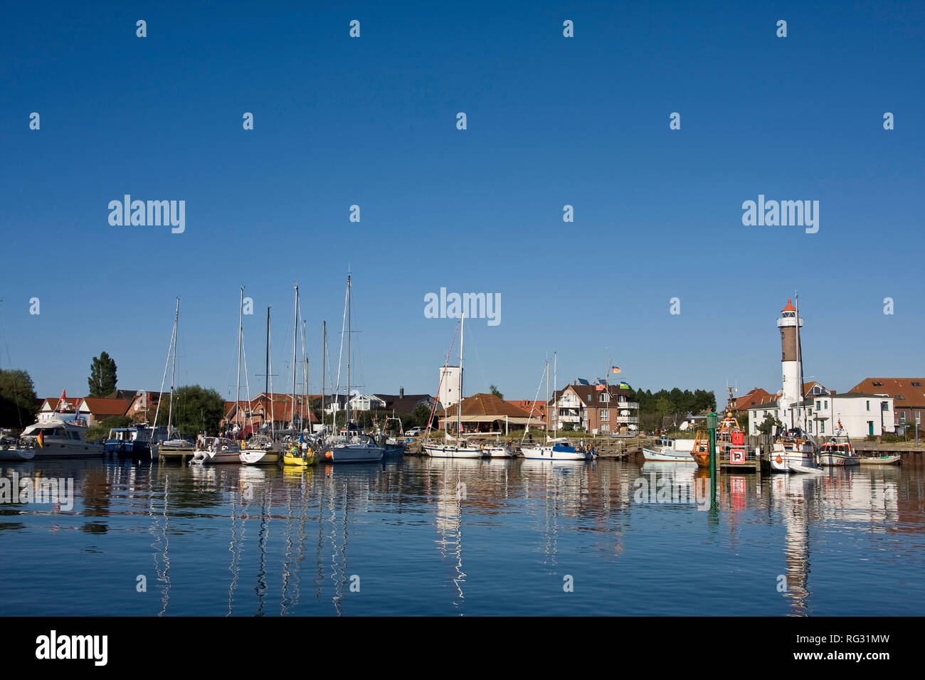 Timmendorf lighthouse harbour hi-res stock photography and images - Alamy