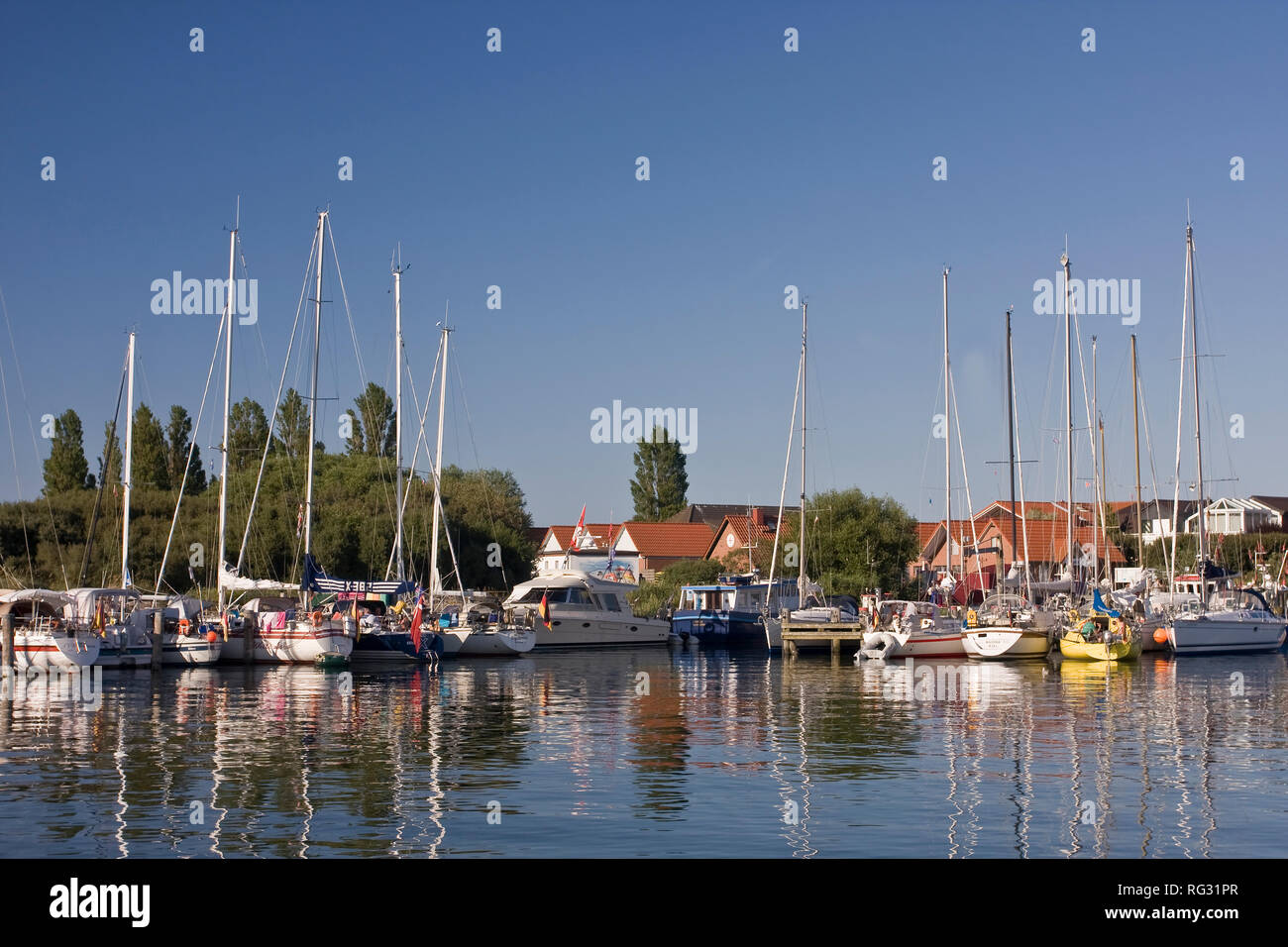 Timmendorf harbour, Poel Island, Mecklenburg-Western Stock Photo - Alamy