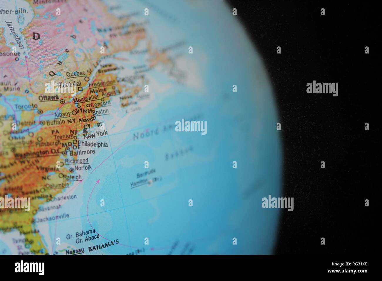 Zoomed map hi-res stock photography and images - Alamy
