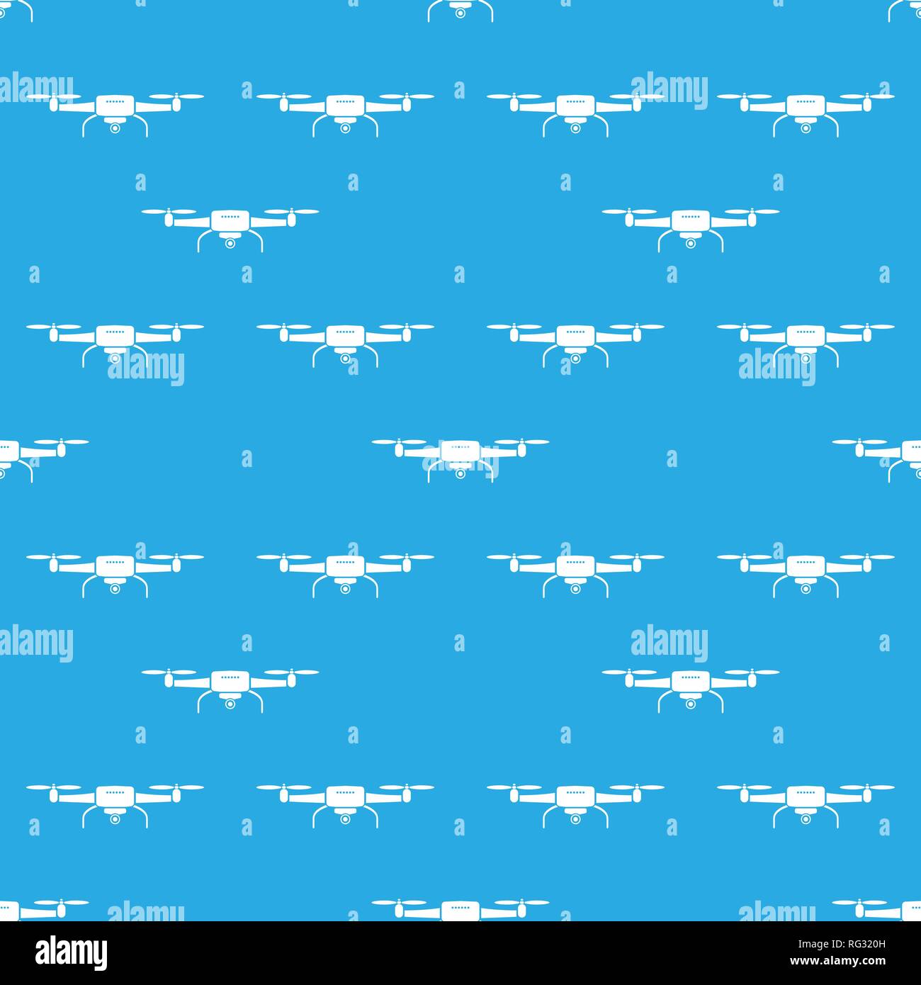 Drones seamless pattern stylish texture. Vector illustration Stock Vector Image & Art - Alamy