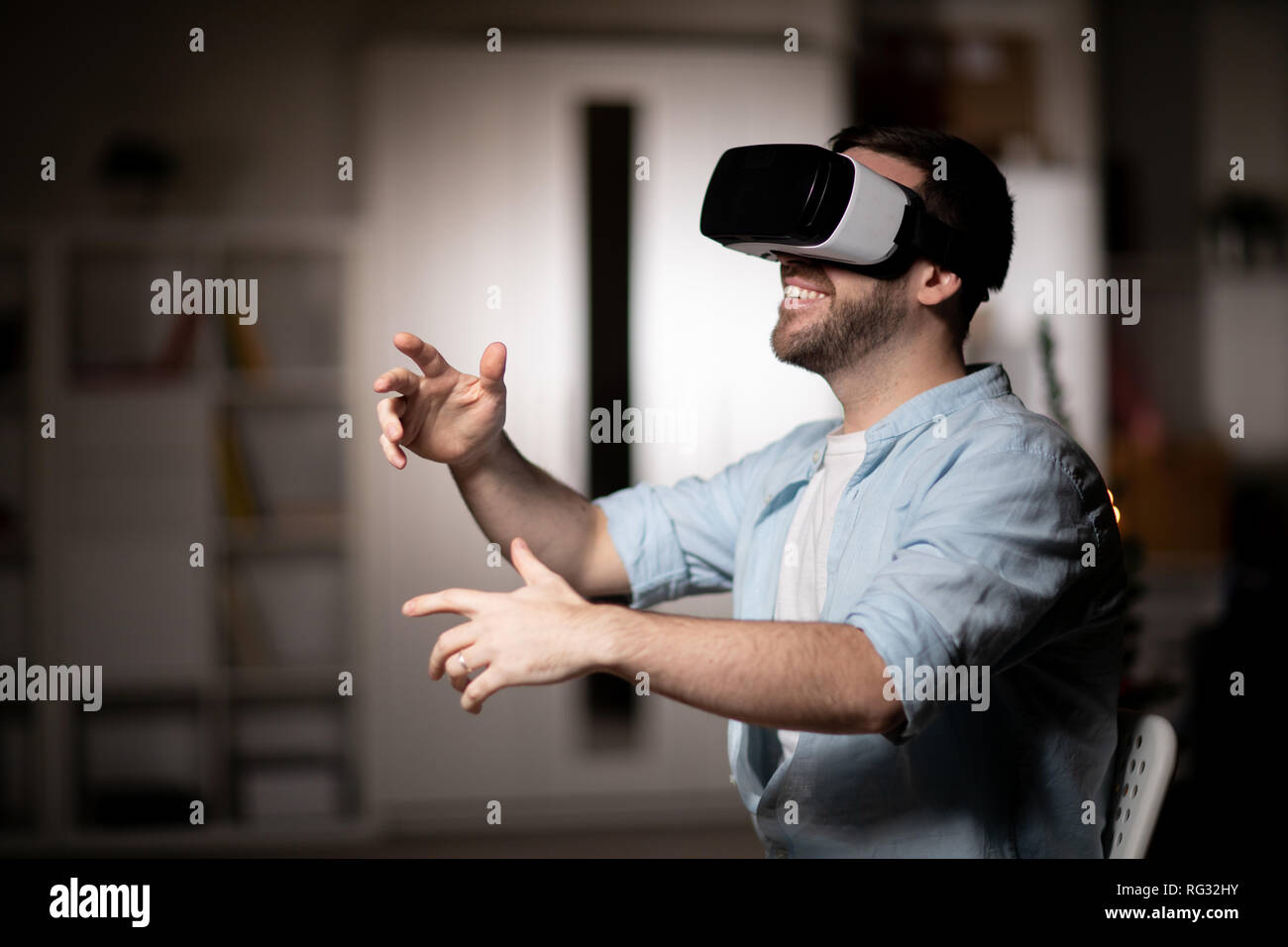 Adventure in darkness Stock Photo - Alamy