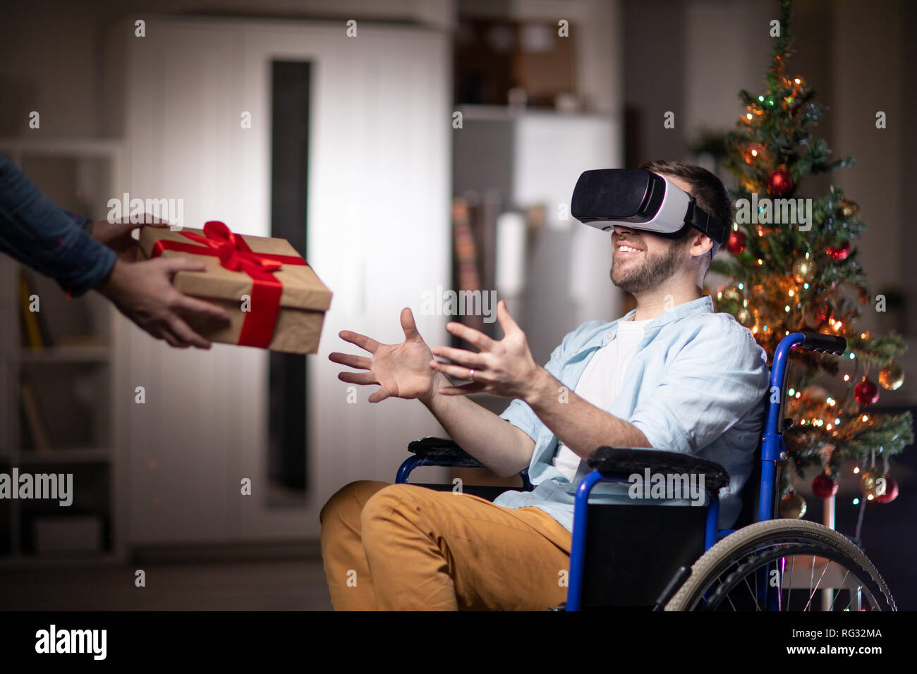 Disable man hi-res stock photography and images - Alamy