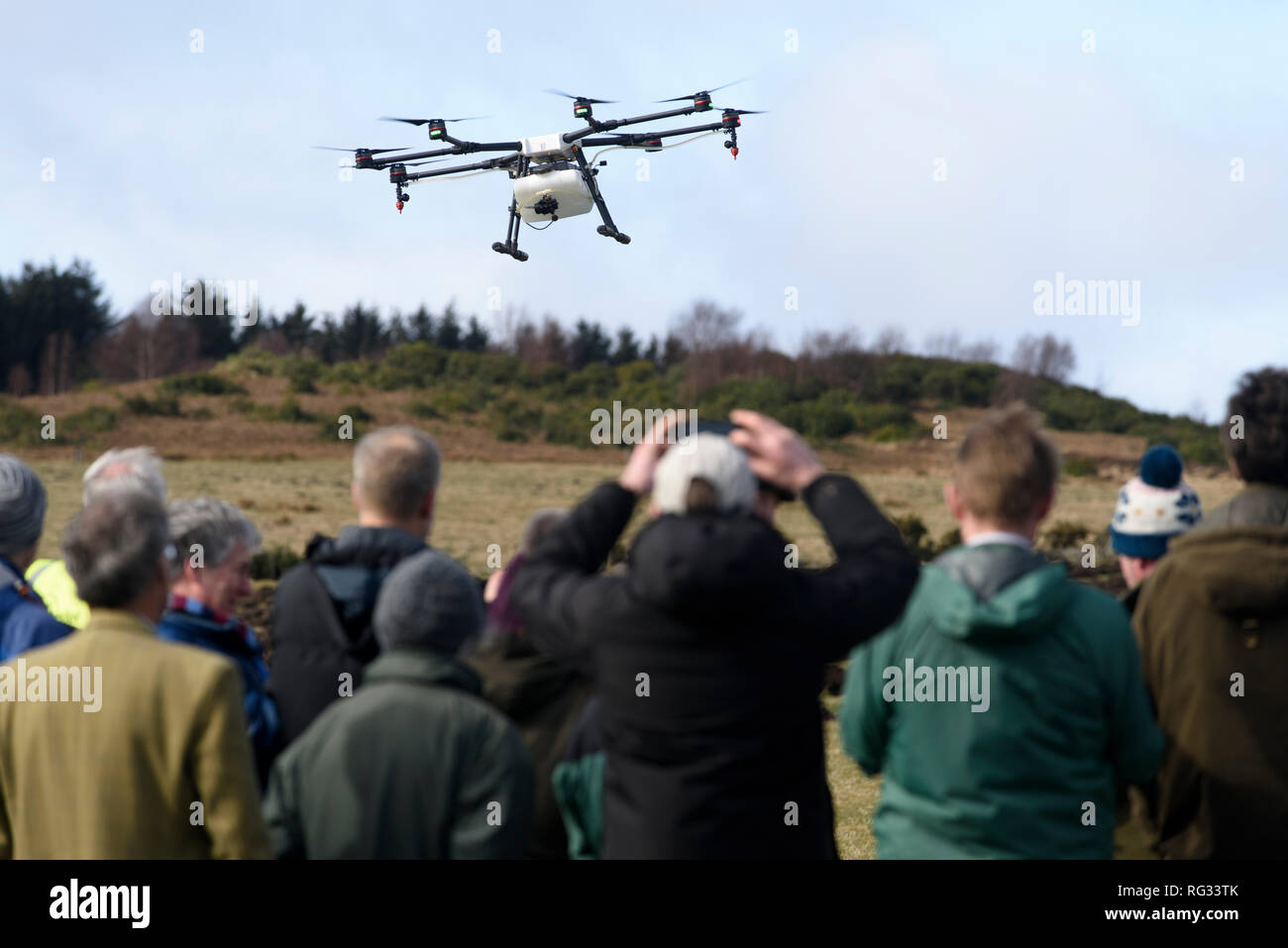 Aerial tree planting hi-res stock photography and images - Alamy