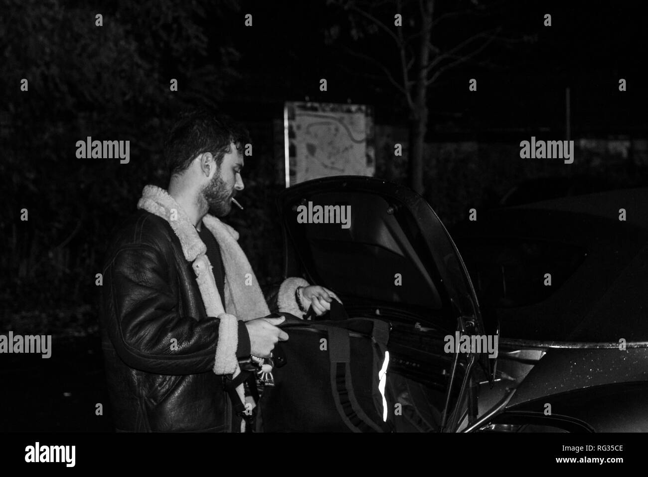 A white italian man, working as a phisiotherapist is photographed while ...