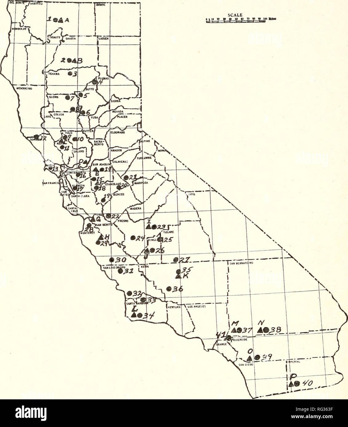 Map of el centro california hi-res stock photography and images - Alamy