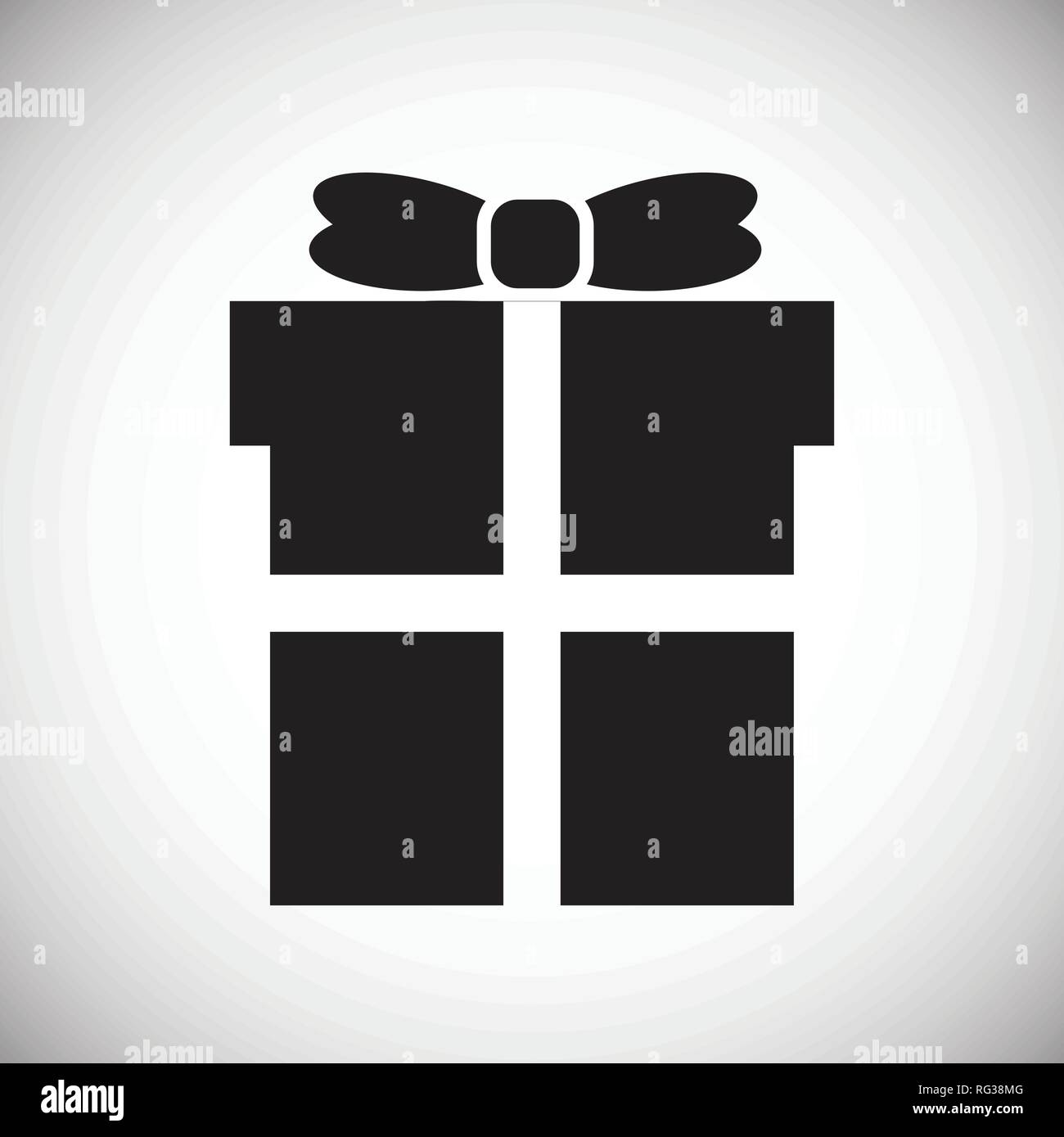 Gift icon on white background for graphic and web design, Modern simple ...