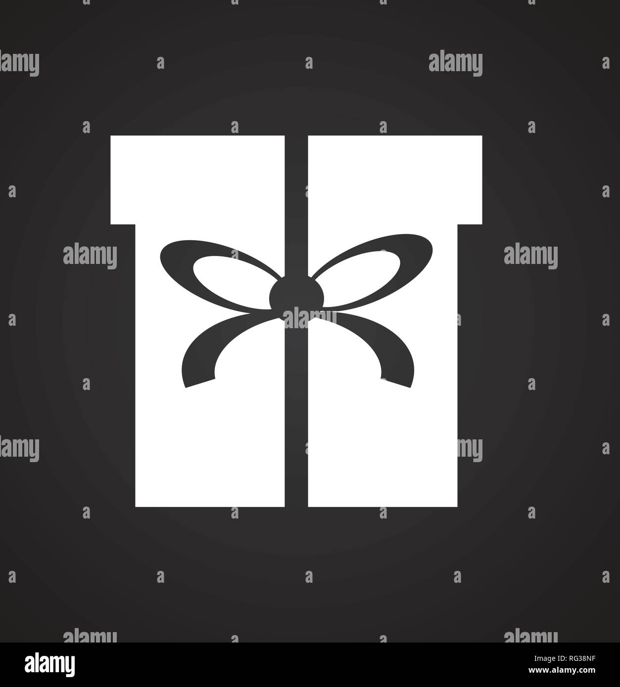 Gift icon on white background for graphic and web design, Modern simple ...