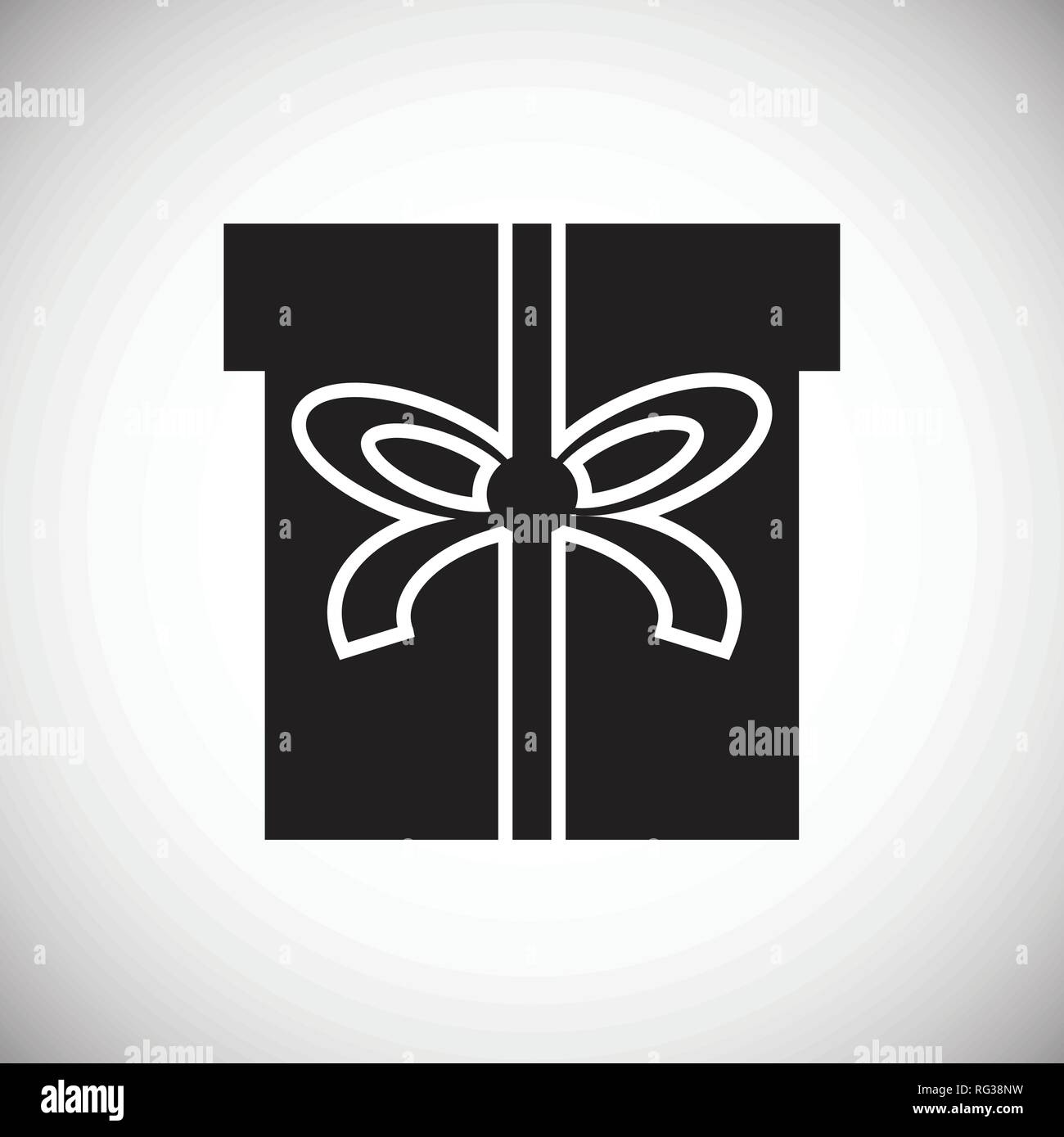 Gift icon on white background for graphic and web design, Modern simple ...