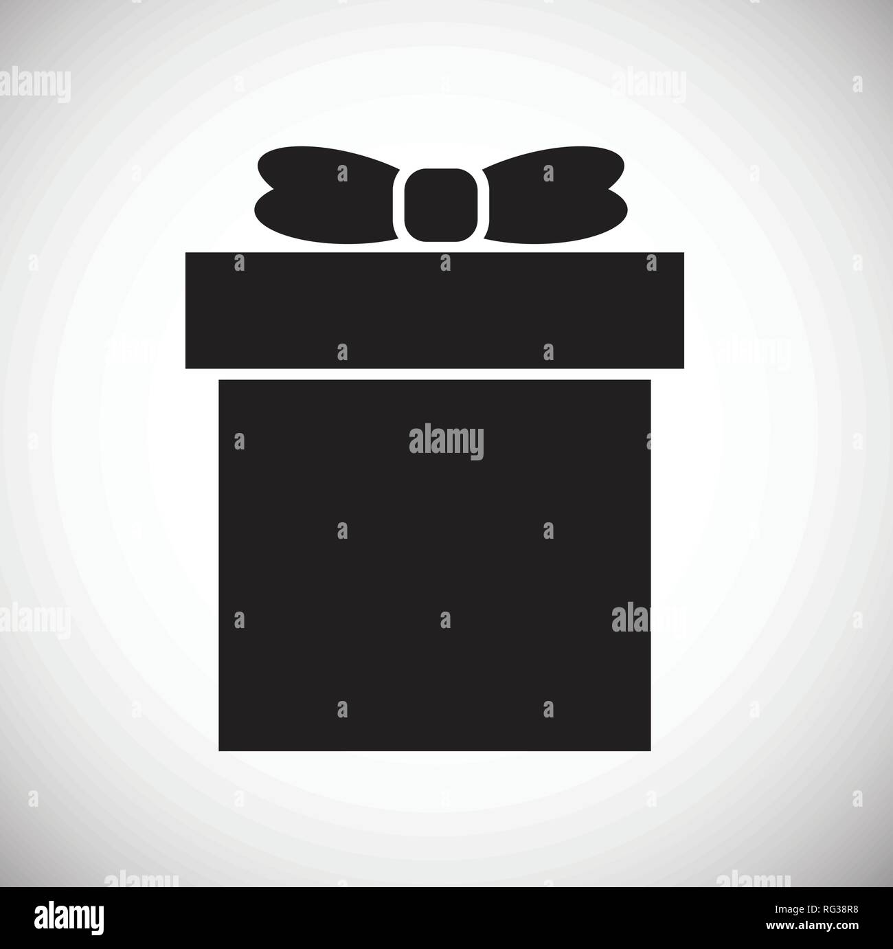 Gift icon on white background for graphic and web design, Modern simple ...