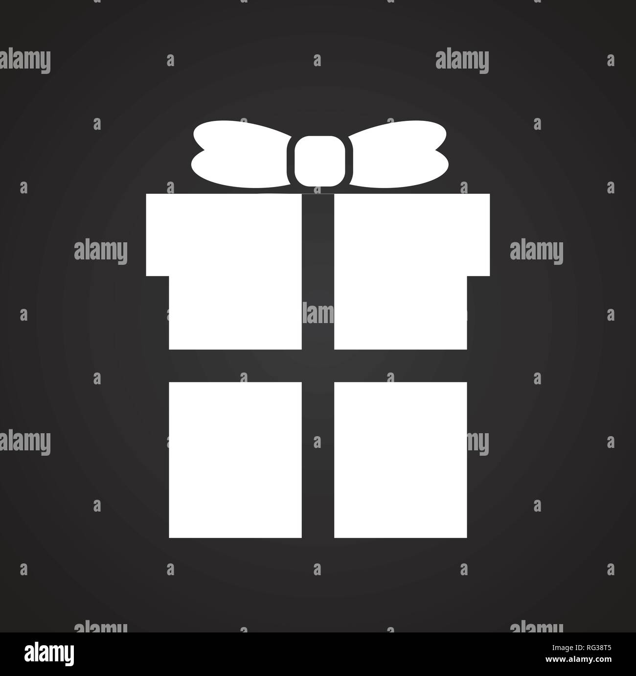 Gift icon on white background for graphic and web design, Modern simple ...