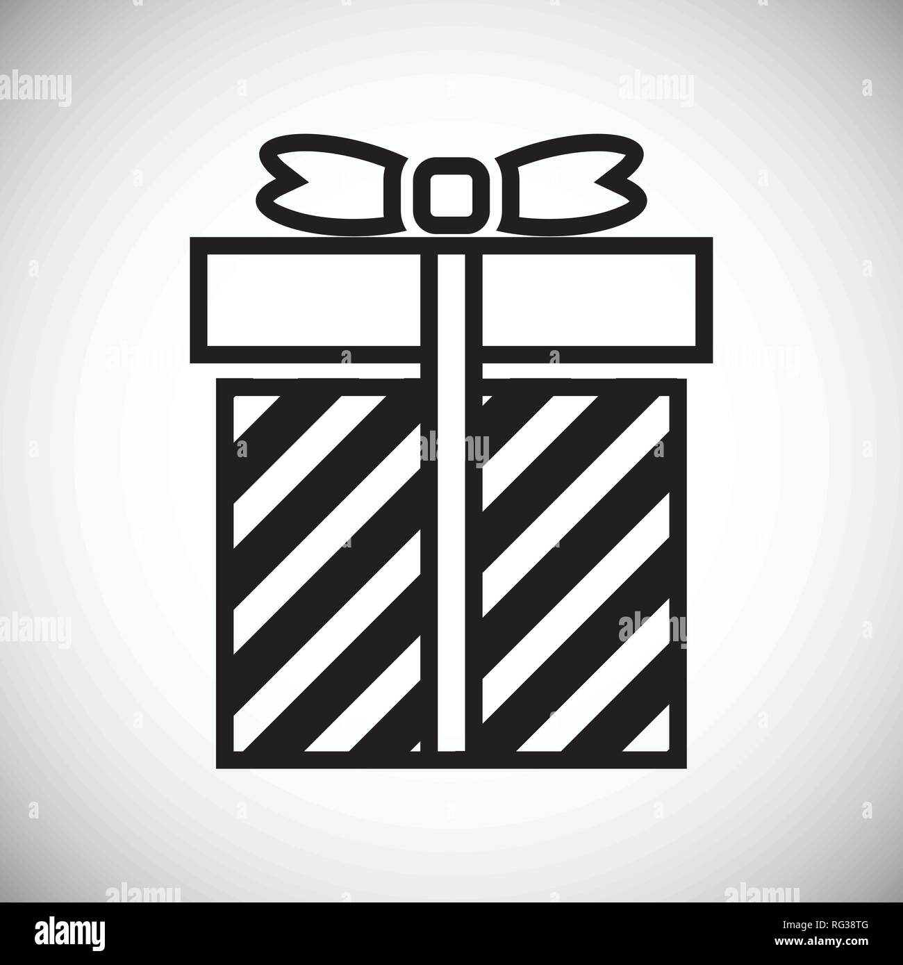 Gift icon on white background for graphic and web design, Modern simple ...