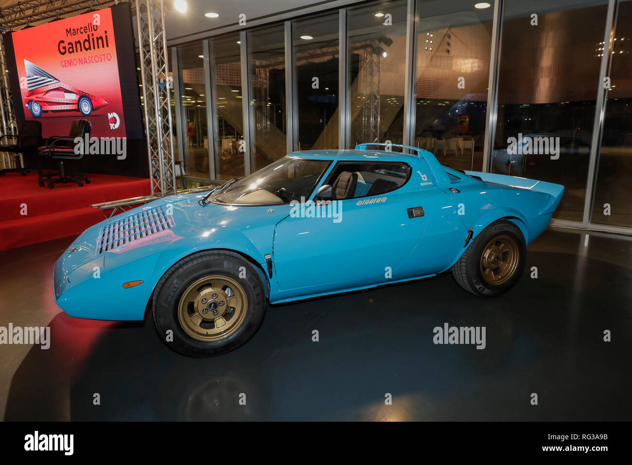 Turin. Exhibition at the National Car Museum , devoted to the car ...
