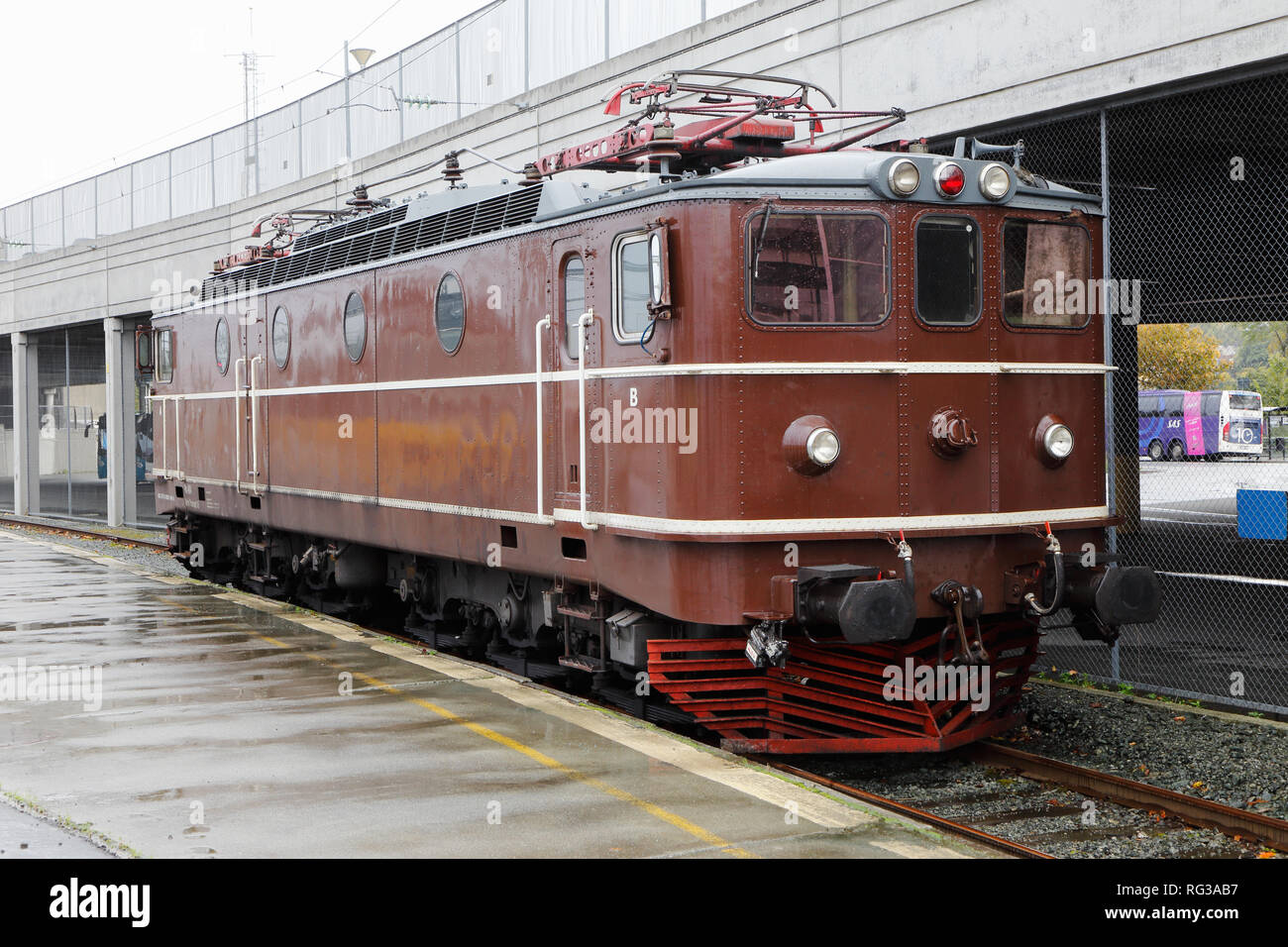 Old electric locomotive hi-res stock photography and images - Alamy