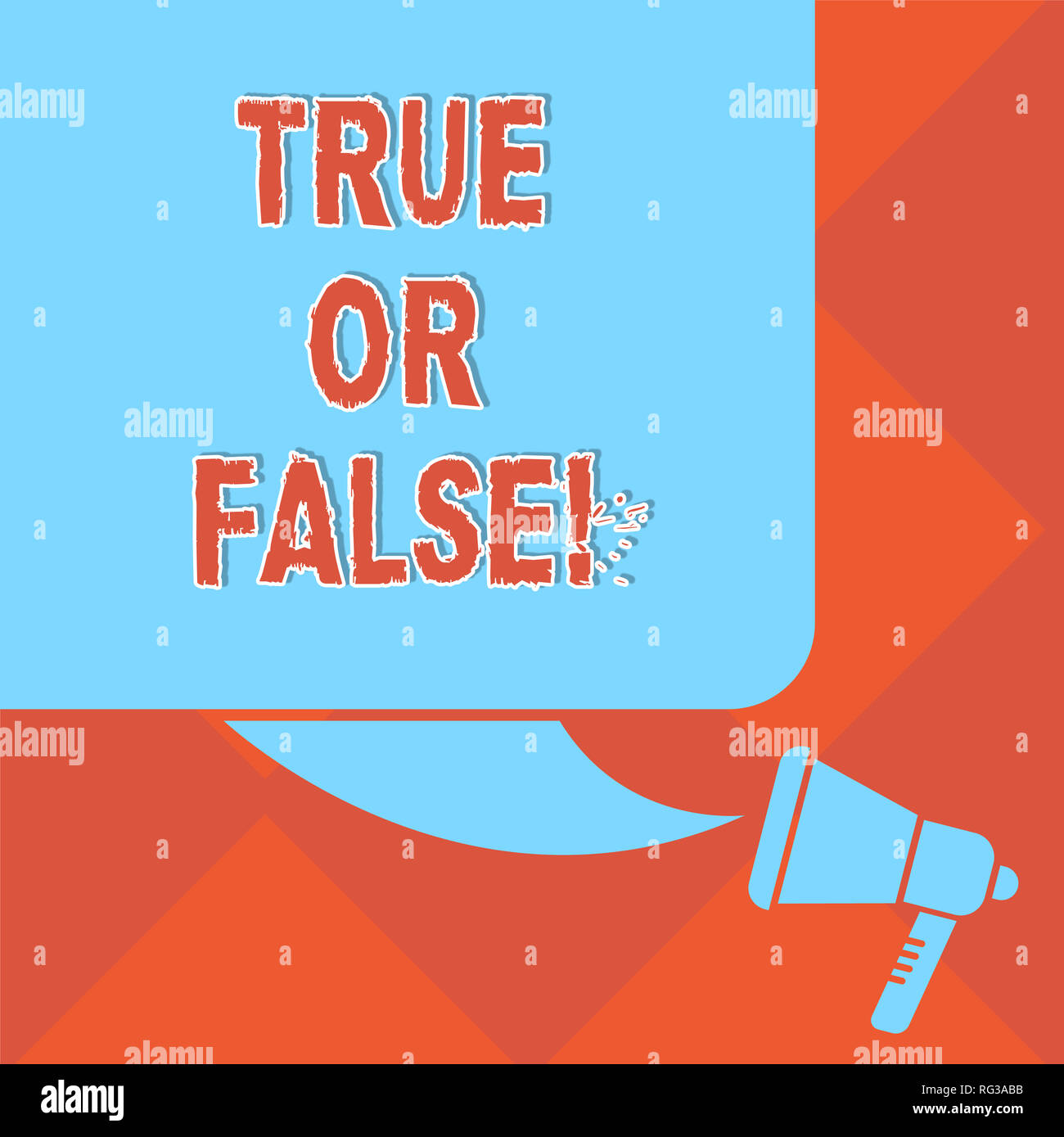 Handwriting text True Or Falsequestion. Concept meaning series of ...