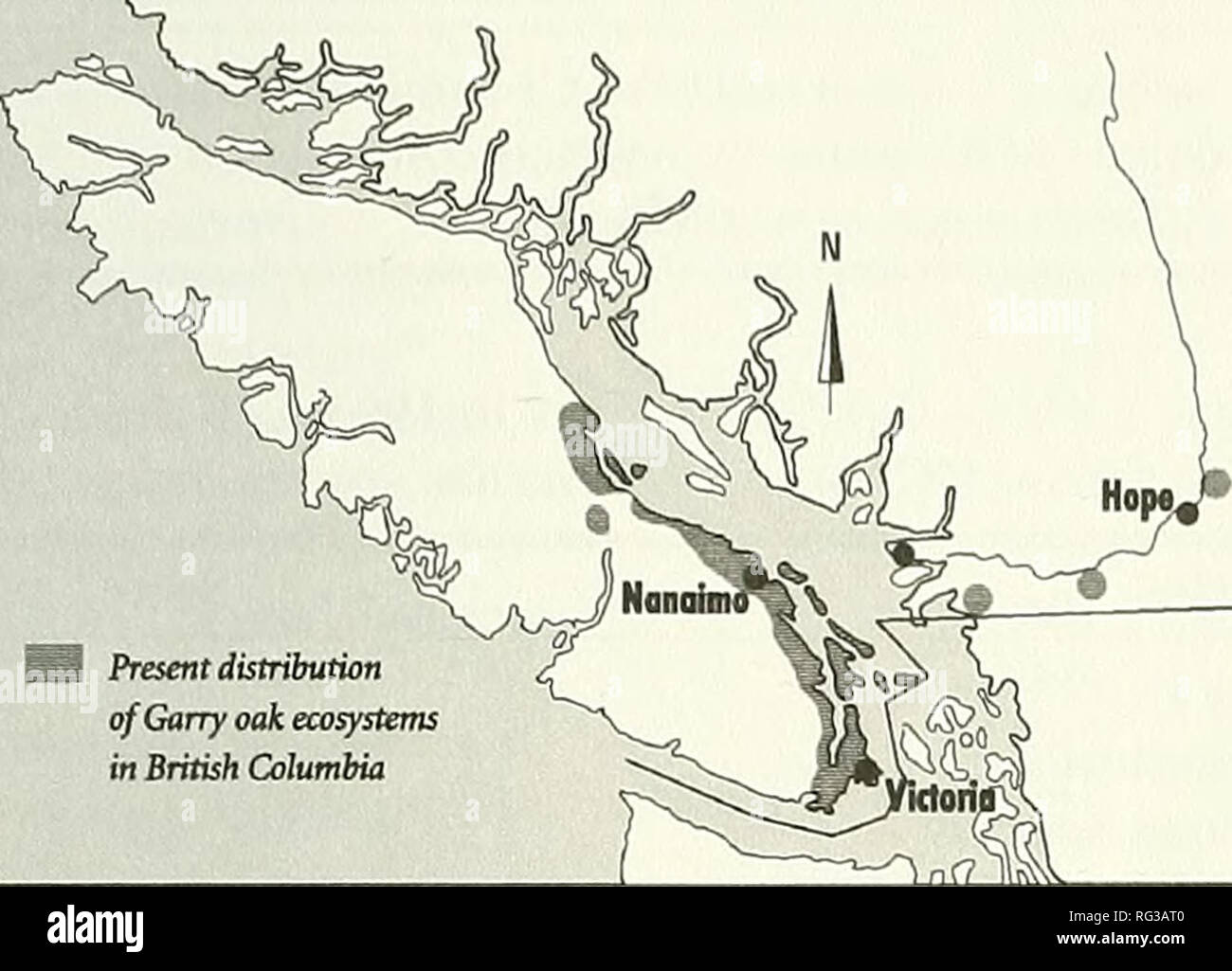 Sooke vancouver island map hi-res stock photography and images - Alamy