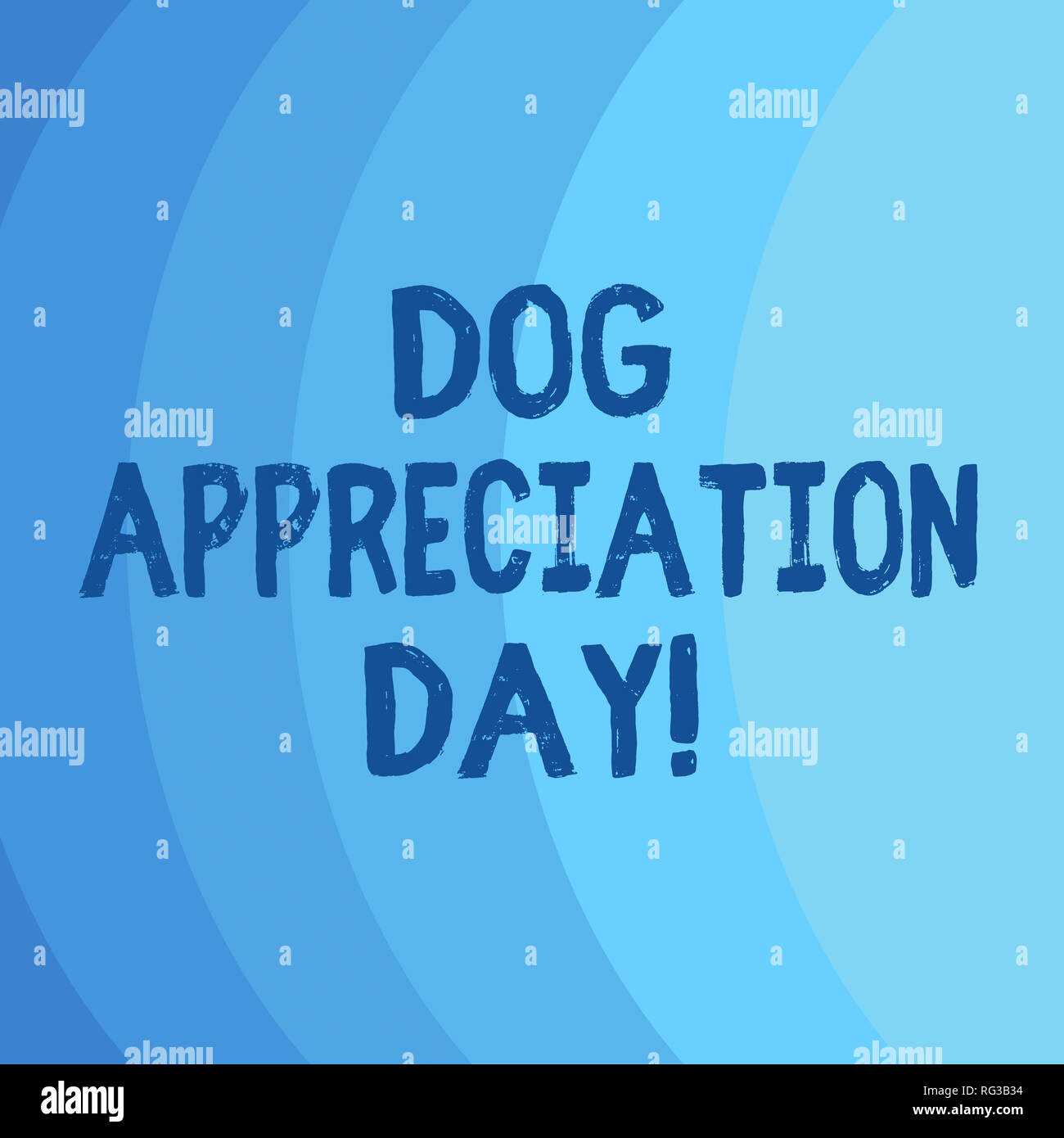 Conceptual hand writing showing Dog Appreciation Day. Business photo ...