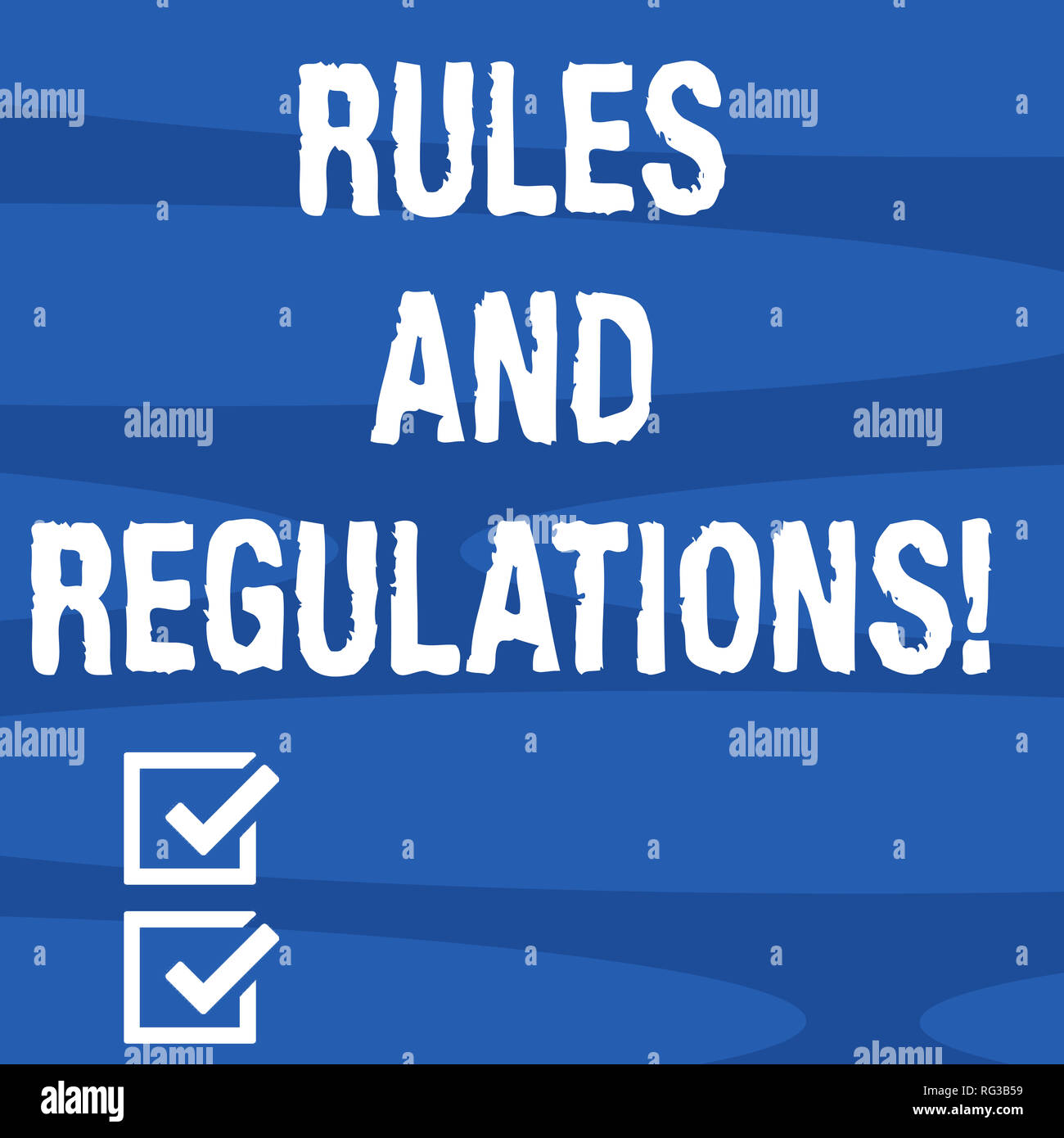 Text sign showing Rules And Regulations. Conceptual photo guidelines to ...