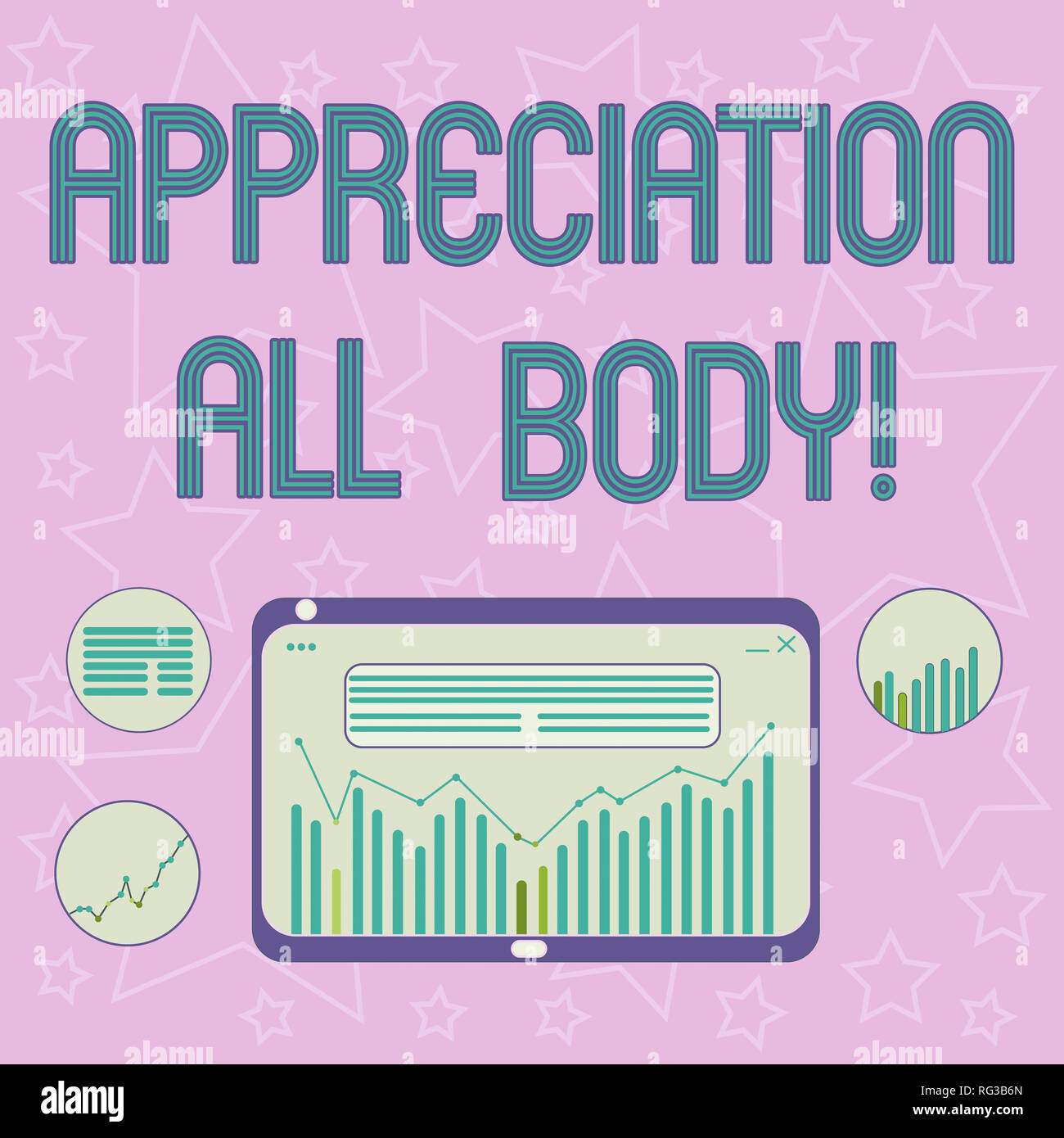 Handwriting text writing Appreciation All Body. Concept meaning ...