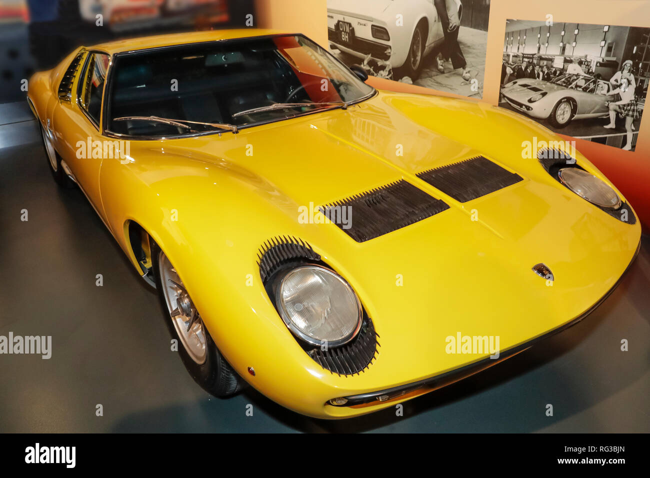 Turin. Exhibition at the National Car Museum , devoted to the car ...