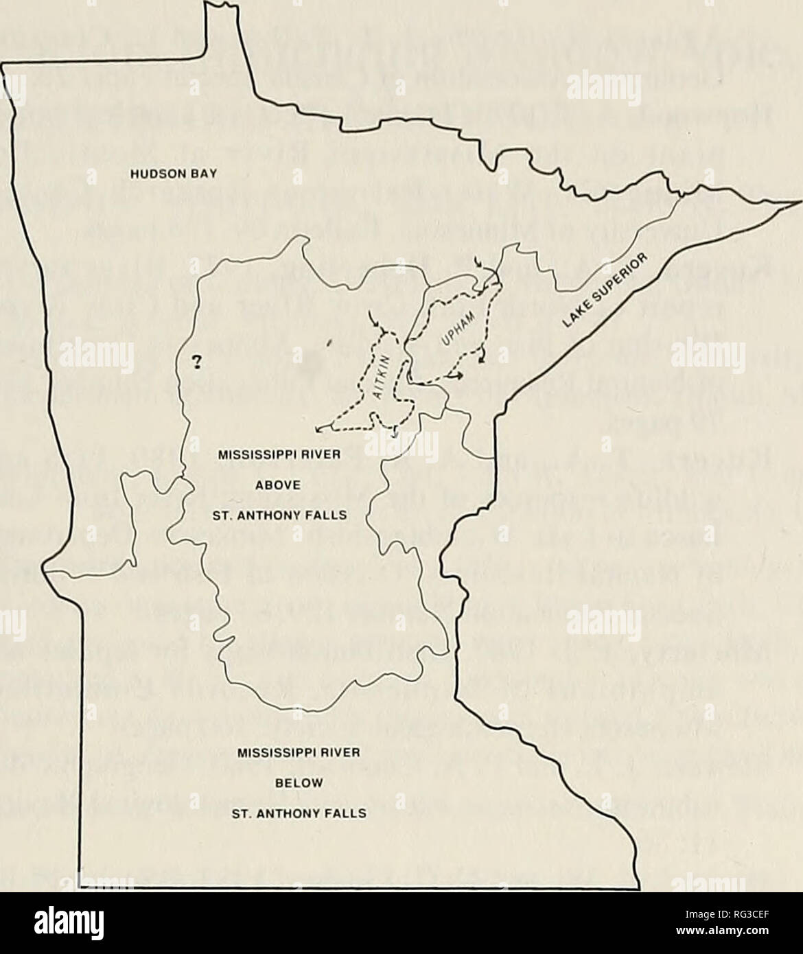 St croix falls map hi-res stock photography and images - Alamy