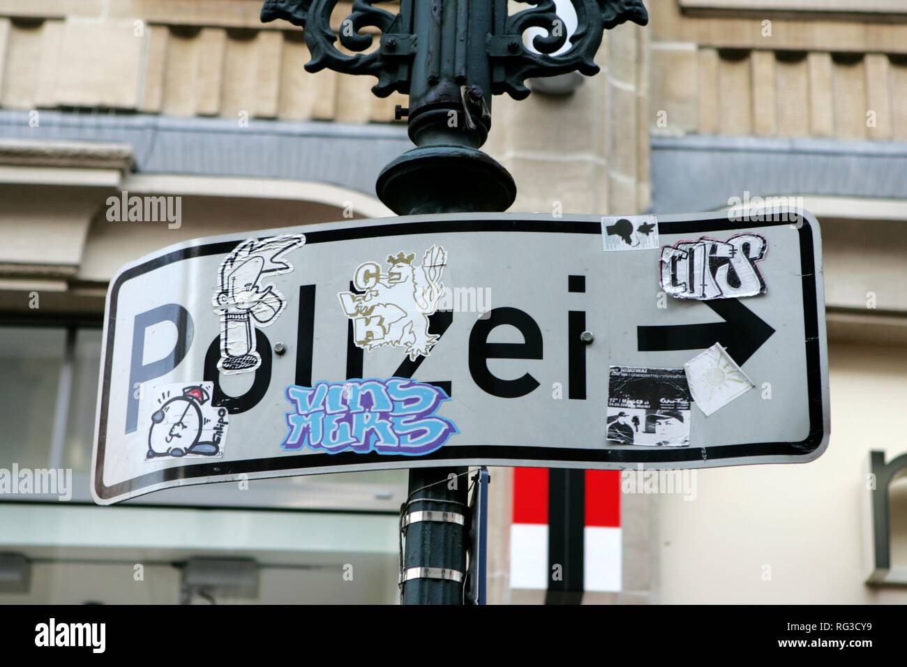 German federal police sign hi-res stock photography and images - Alamy