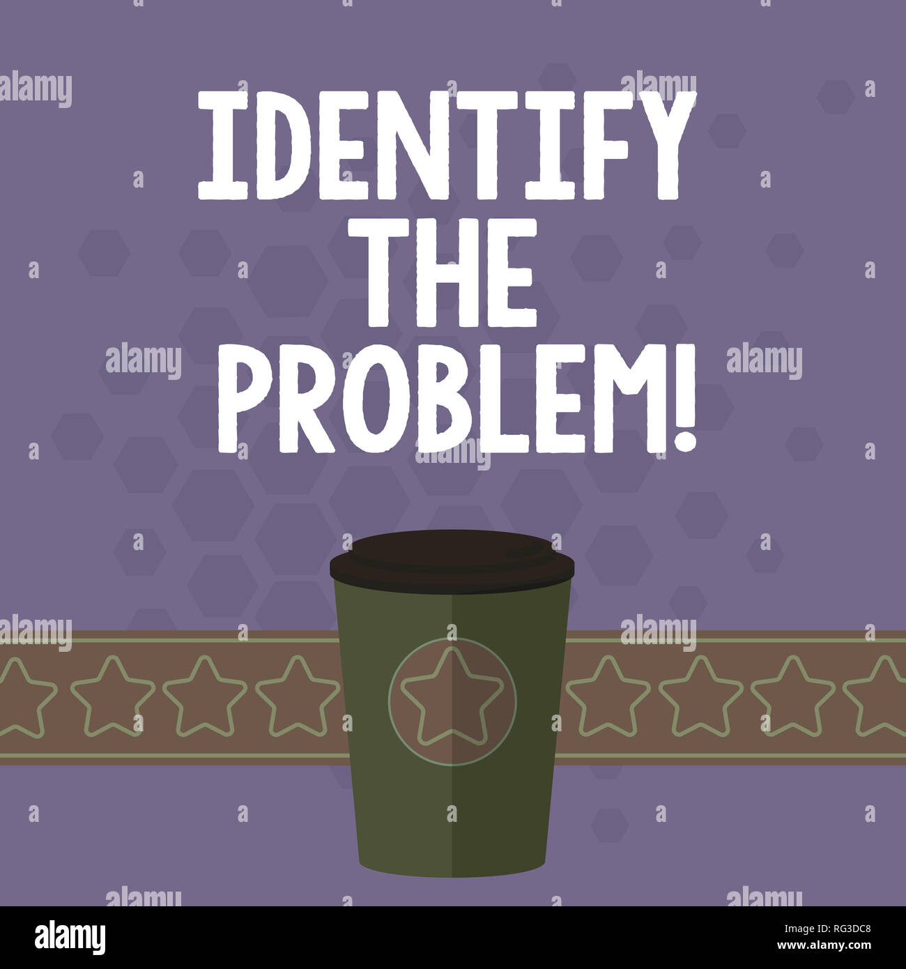 Handwriting text Identify The Problem. Concept meaning diagnosing the ...