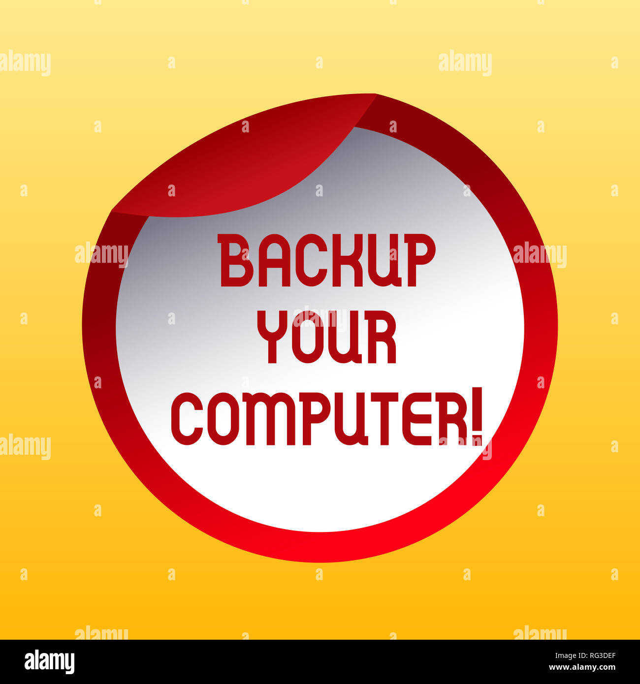 Handwriting Text Backup Your Computer Concept Meaning Produce Exact Copy In Case Of Equipment