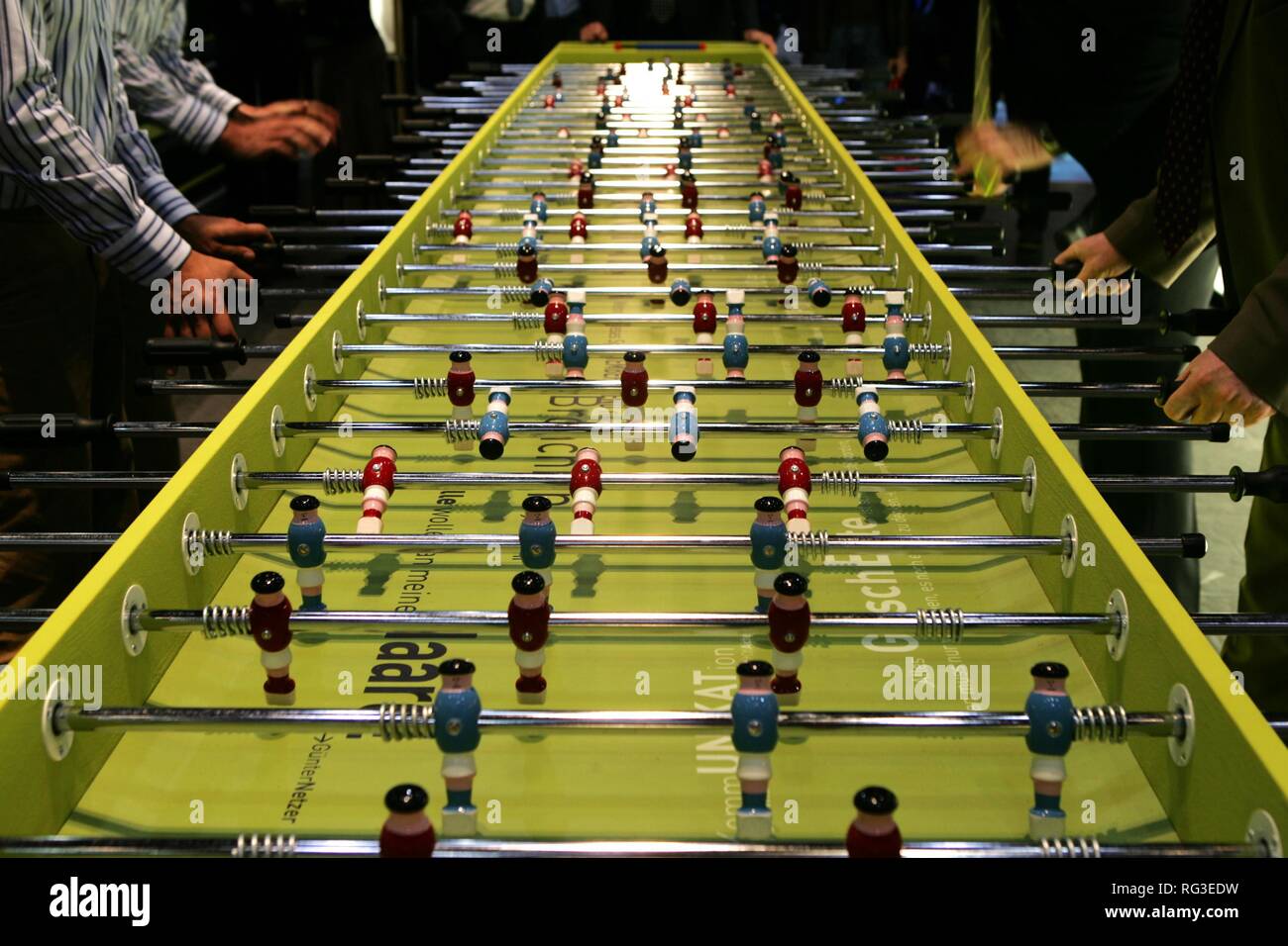 Large table football game hi-res stock photography and images - Alamy