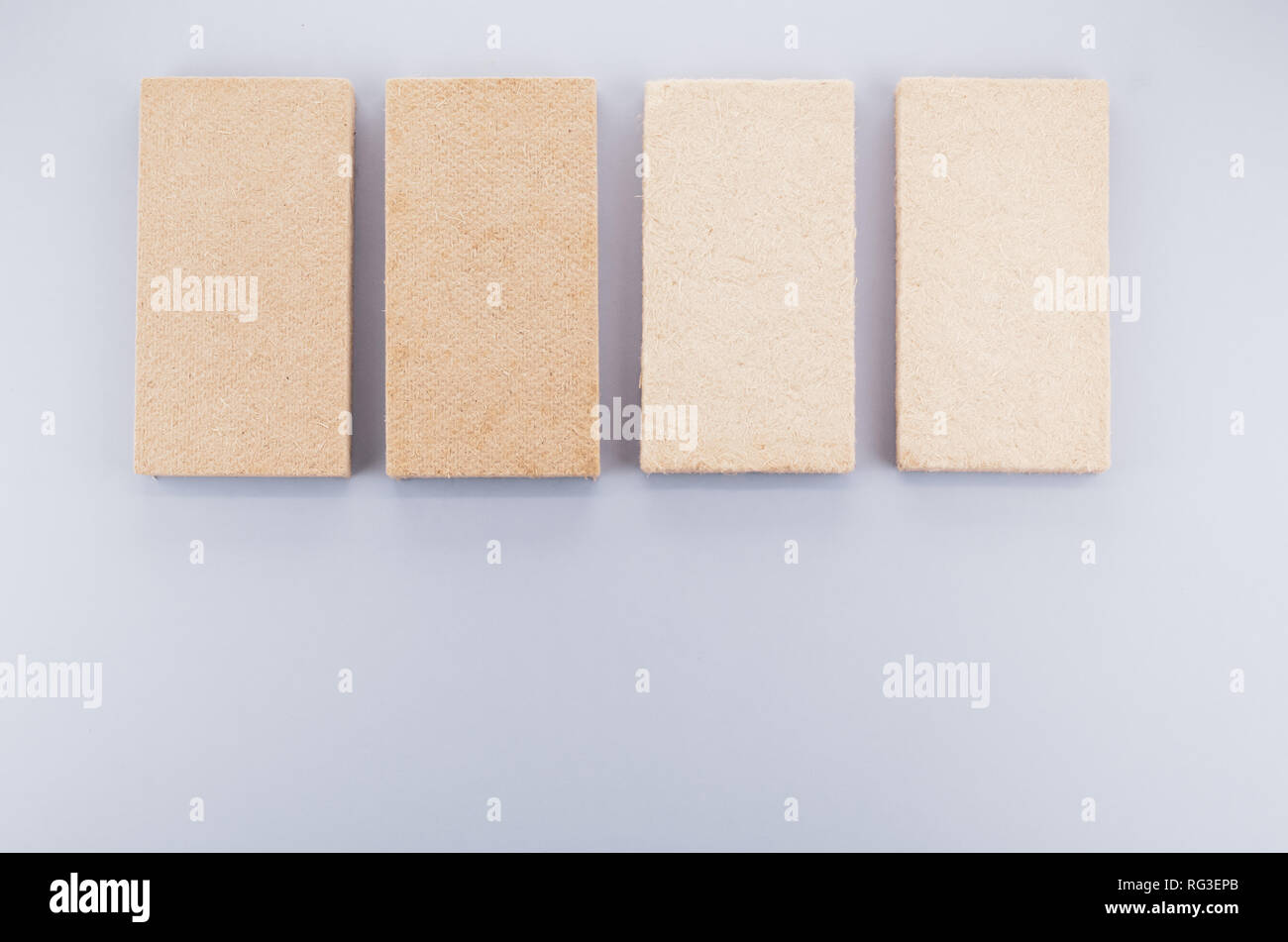 natural fibers wall insulating materials - hemp fiber panel Stock Photo ...