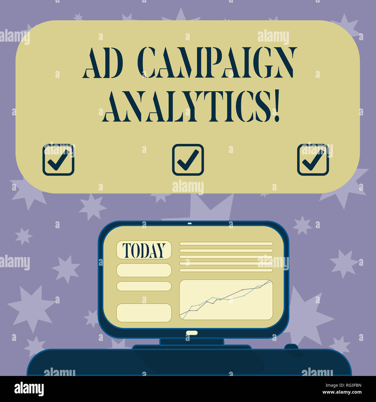 Conceptual hand writing showing Ad Campaign Analytics. Business photo ...