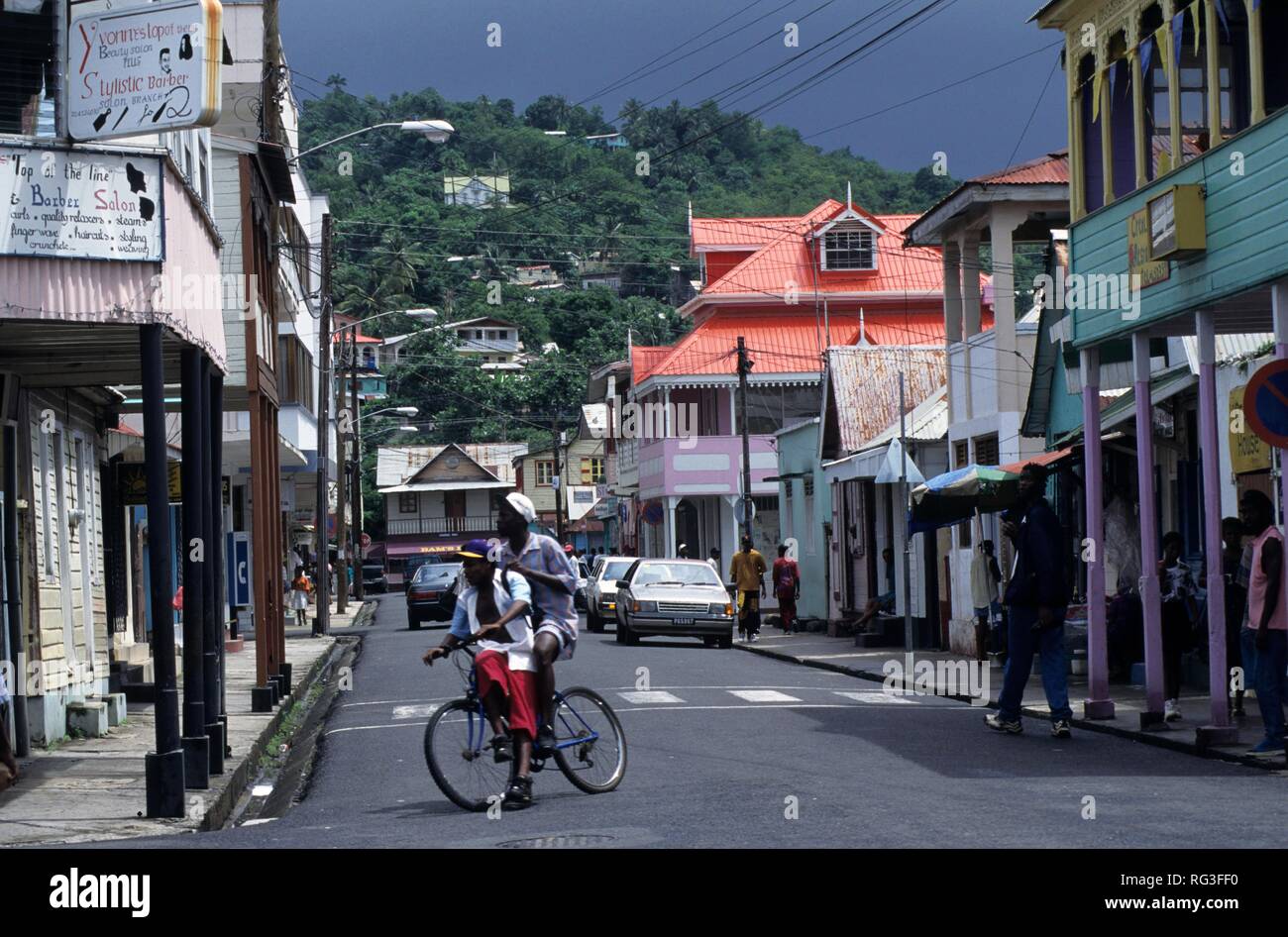 Castries the capital of st lucia island hi-res stock photography and ...