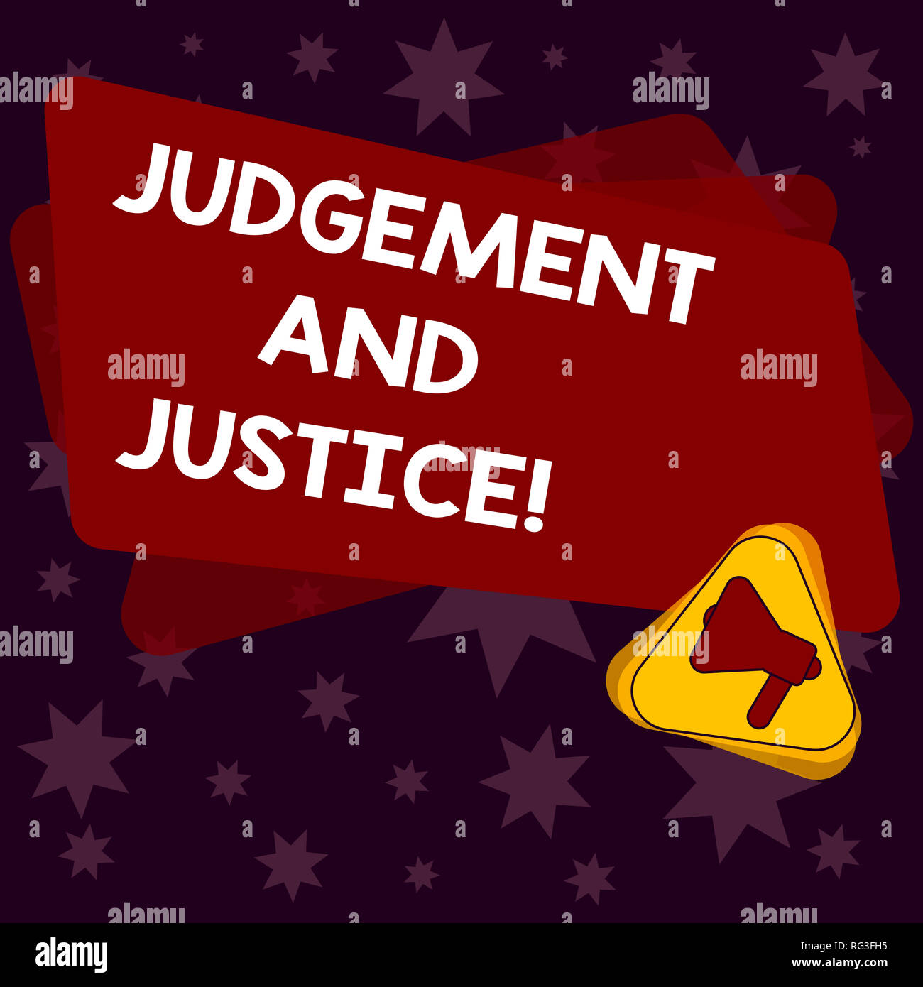 Handwriting text writing Judgement And Justice. Concept meaning system ...