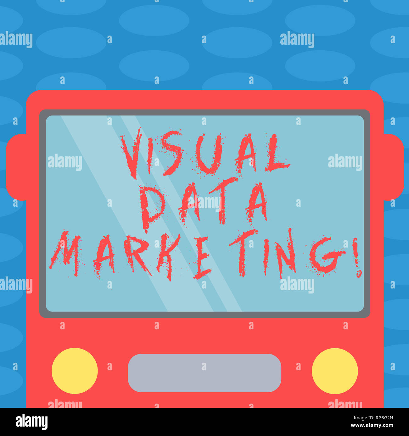 Word writing text Visual Data Marketing. Business concept for Use ...