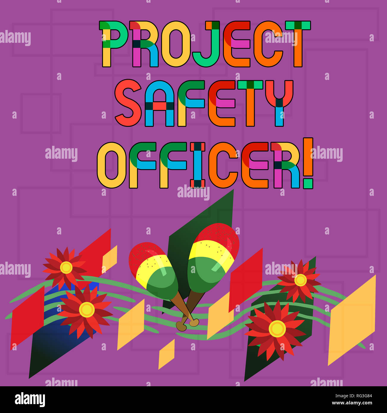 Text sign showing Project Safety Officer. Conceptual photo Responsible ...