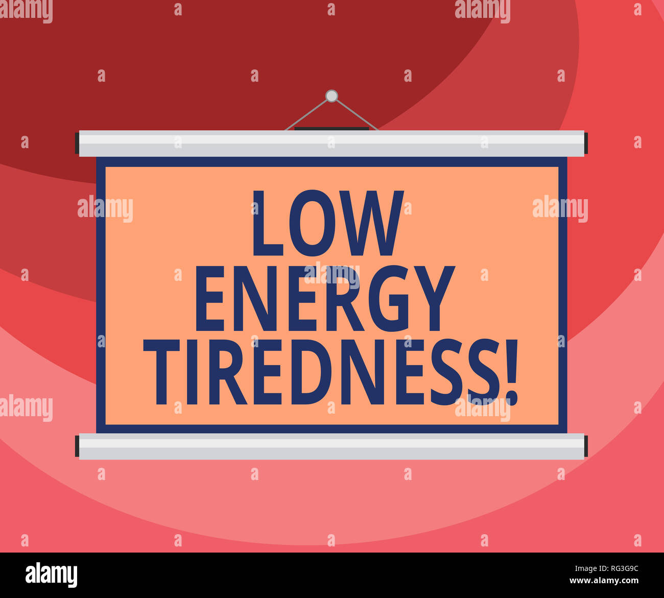 Text sign showing Low Energy Tiredness. Conceptual photo subjective ...
