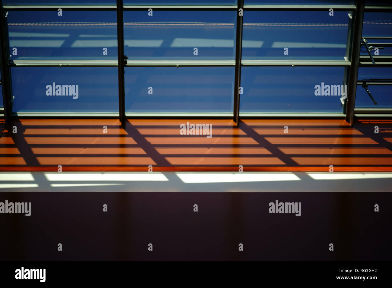 The detail of the edge of a modern roof construction roof panels and ...