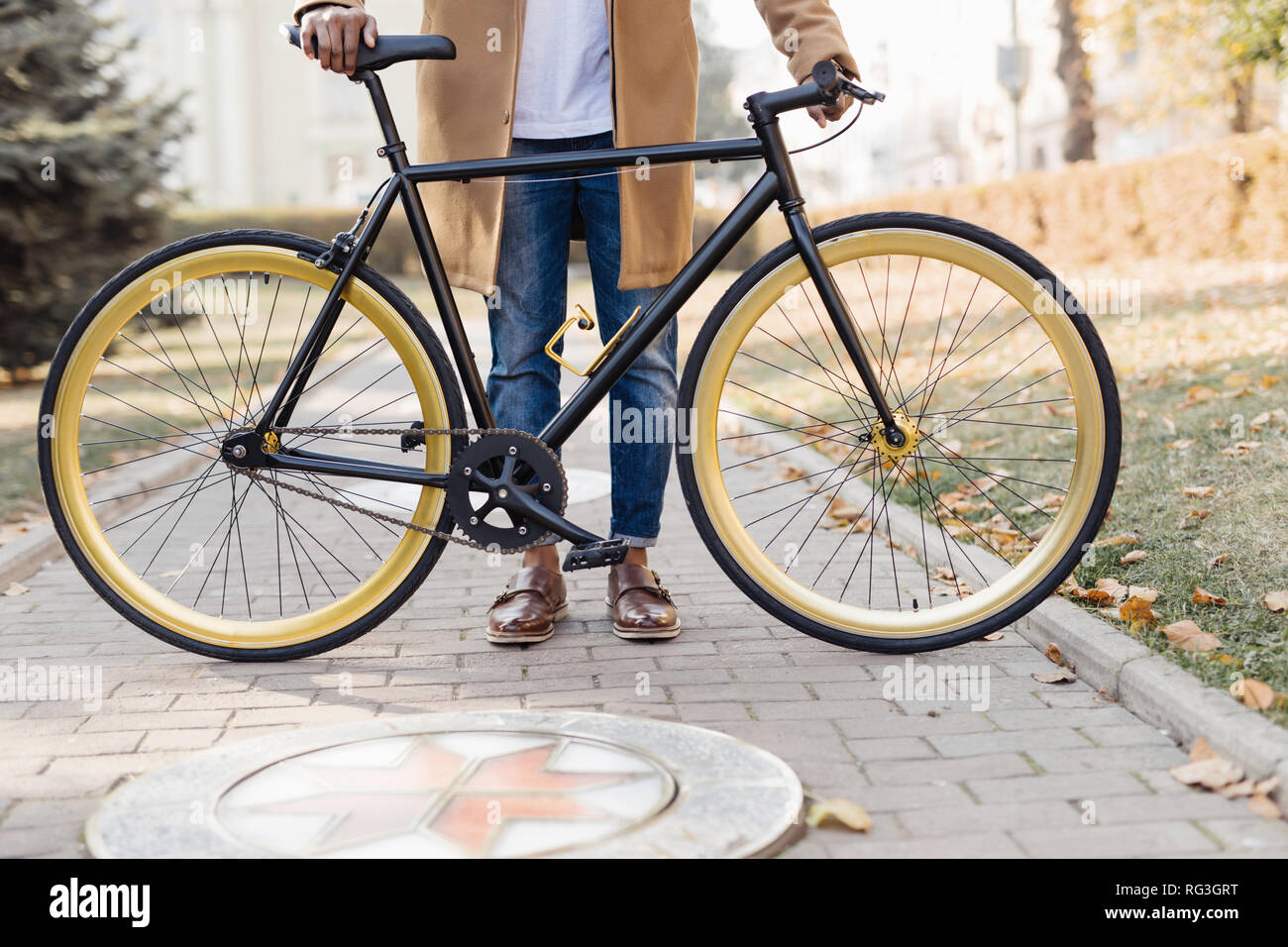 Person On Bicycle High Resolution Stock Photography and Images - Alamy