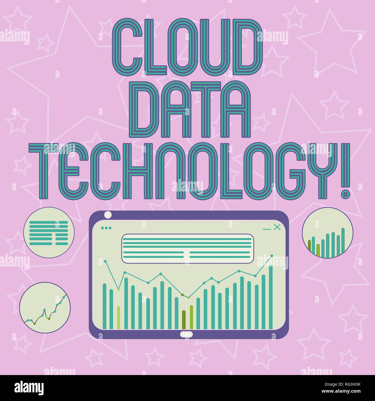Handwriting Text Writing Cloud Data Technology Concept Meaning Save And Access Data And