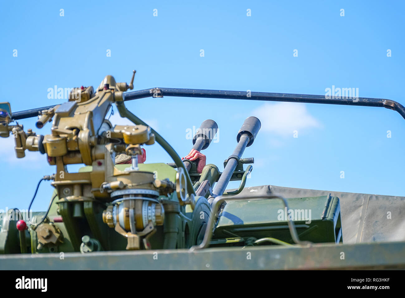 Double Barrel Cannon High Resolution Stock Photography and Images - Alamy