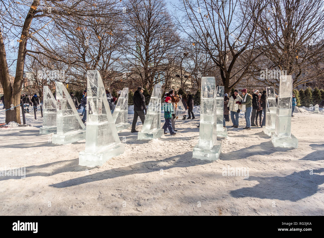 Winterlude ottawa hi-res stock photography and images - Alamy