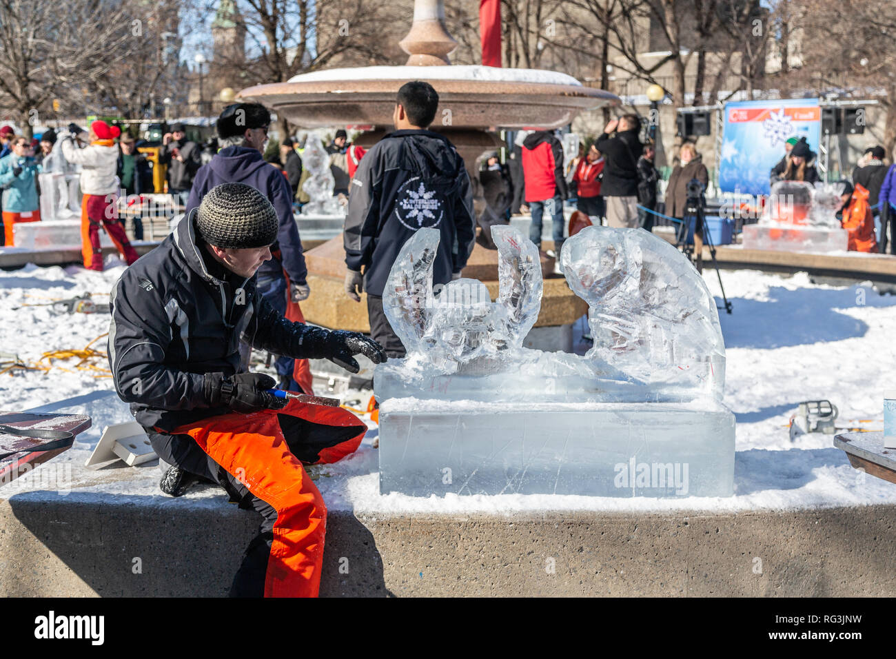 Winterlude, Ottawa, Canada Stock Photo - Alamy