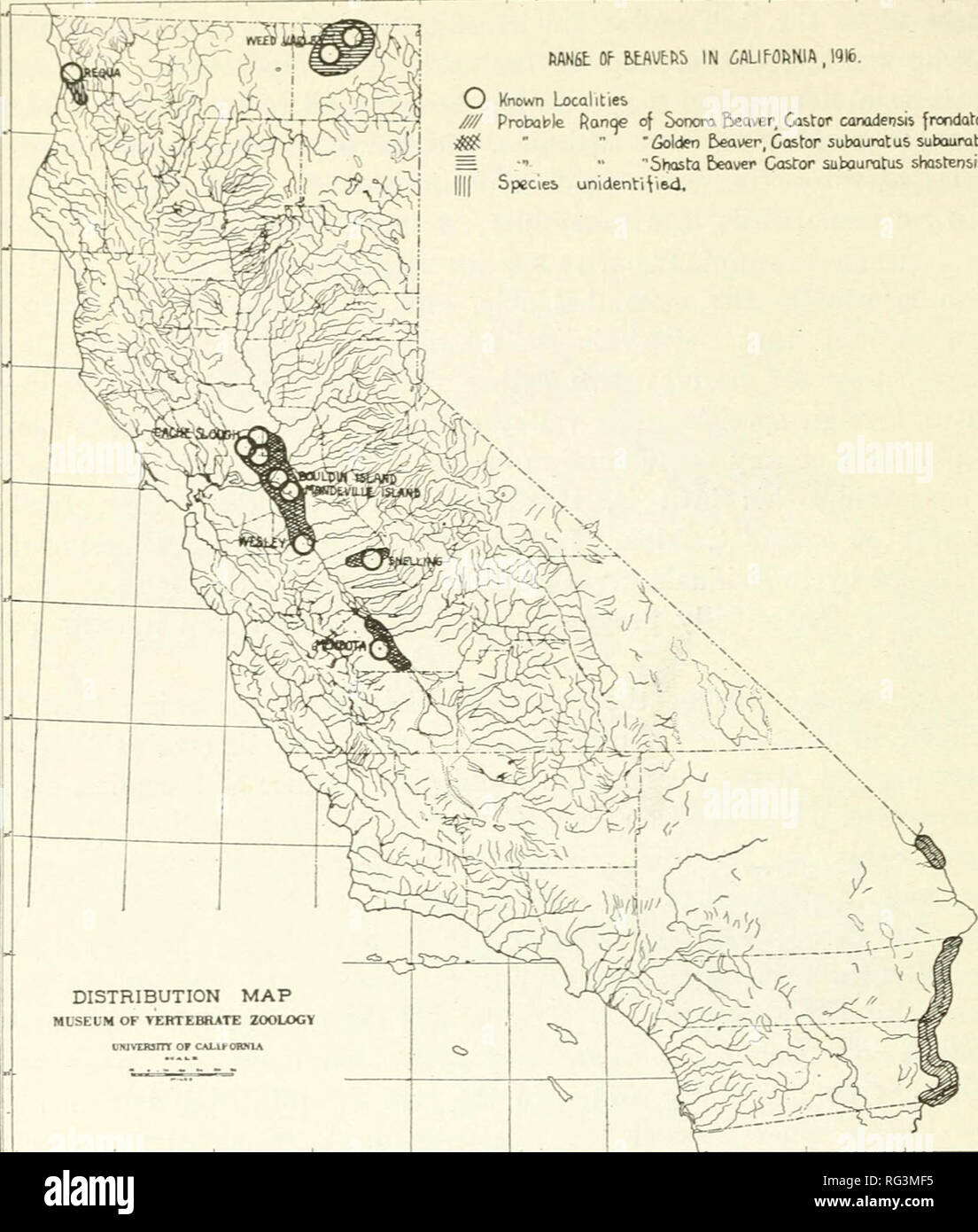 Map of castor hi-res stock photography and images - Alamy