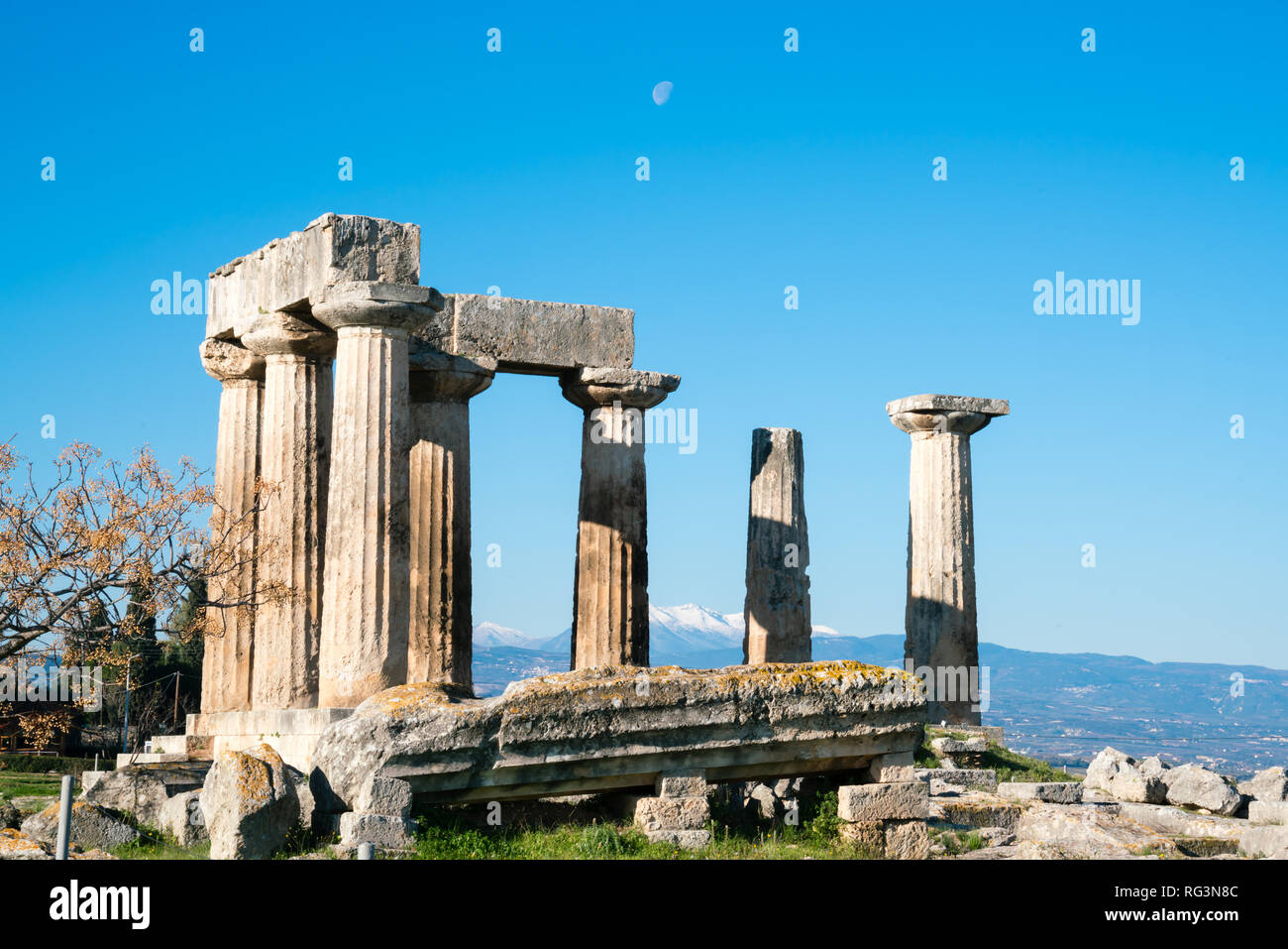 The Ancient City of Corinth, Greece Stock Photo - Alamy